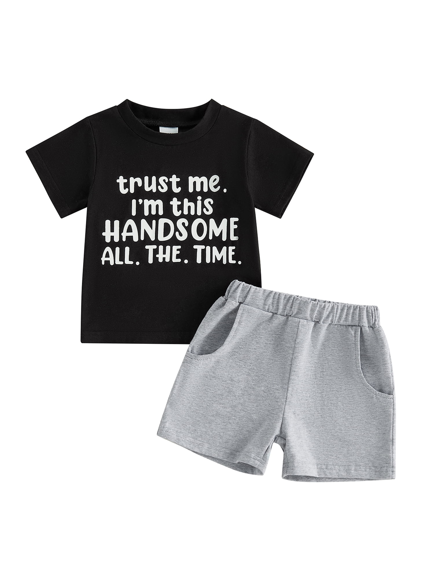 Loicainy Toddler Baby Boy Summer Outfits 6 12 18 24 Months 2T 3T 4T ...