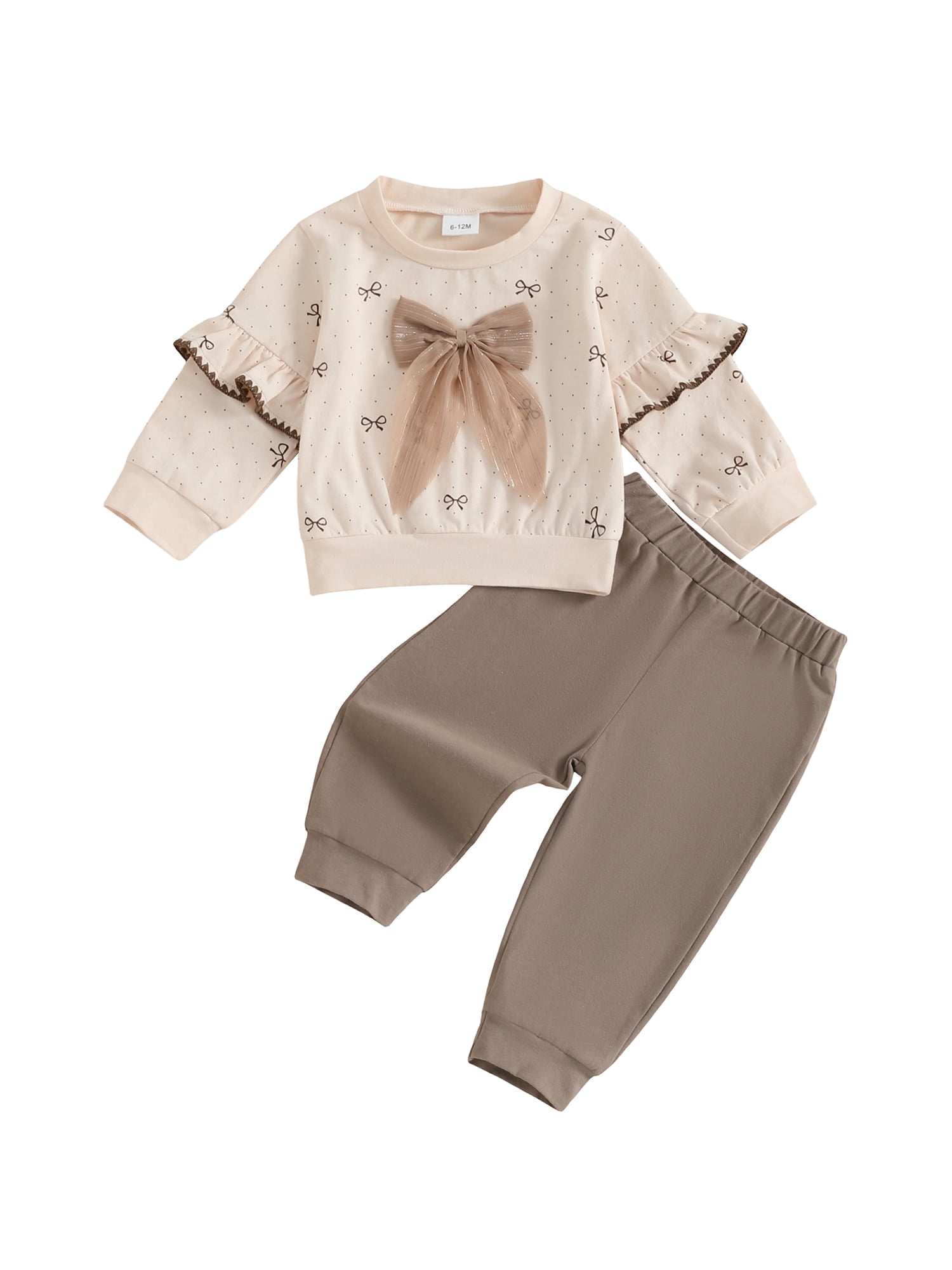 Loicainy Toddler Baby Girl Fall Outfits 6 12 18 24 Months 2T 3T 4T 3D ...