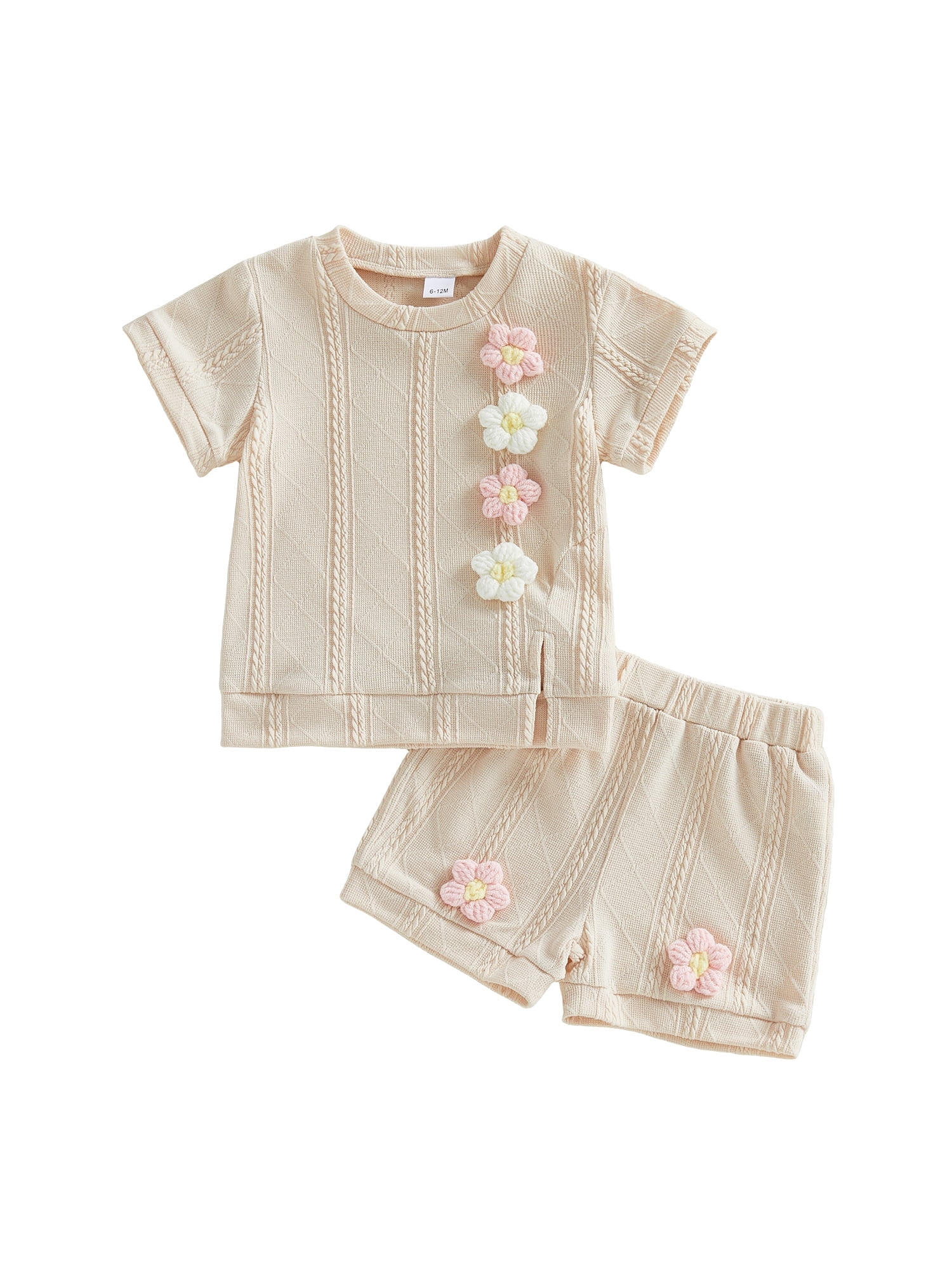 Loicainy Toddler Baby Girl Summer Outfit 6 12 18 24 Months 2T 3T 4T 3D ...