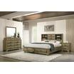 King Size 3pc Contemporary Bedroom Set with Storage Bed, Chest ...