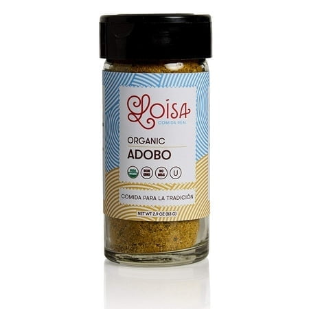 Loisa Adobo Seasoning, Sea Salt, Organic Garlic, Turmeric, Black Pepper ...