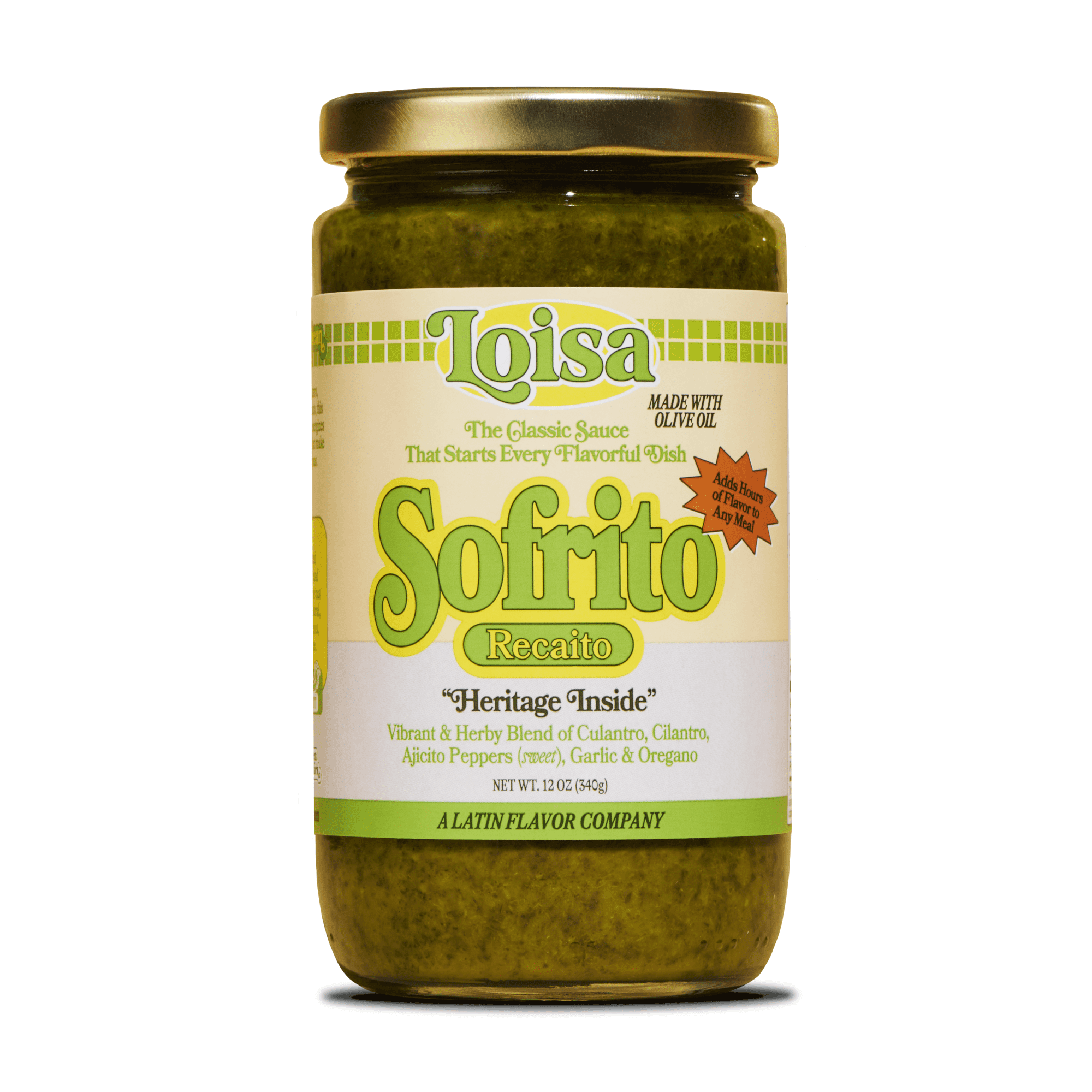 Loisa Recaito Cooking Sauce, Culantro and Sofrito, Vegan Latin Flavor ...