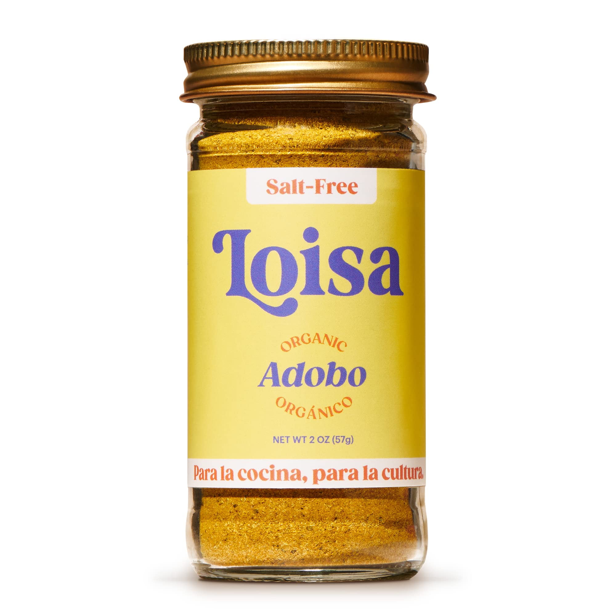 Loisa SALT-FREE Adobo Seasoning, USDA MDA05 Organic, Non-GMO, No-MSG ...