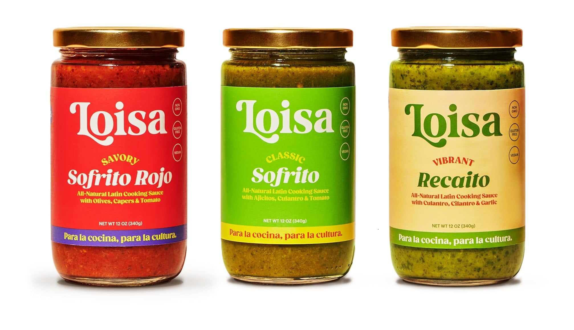 Loisa Sofrito Cooking Sauce, MZF22 Non-GMO, No-MSG, No Preservatives ...