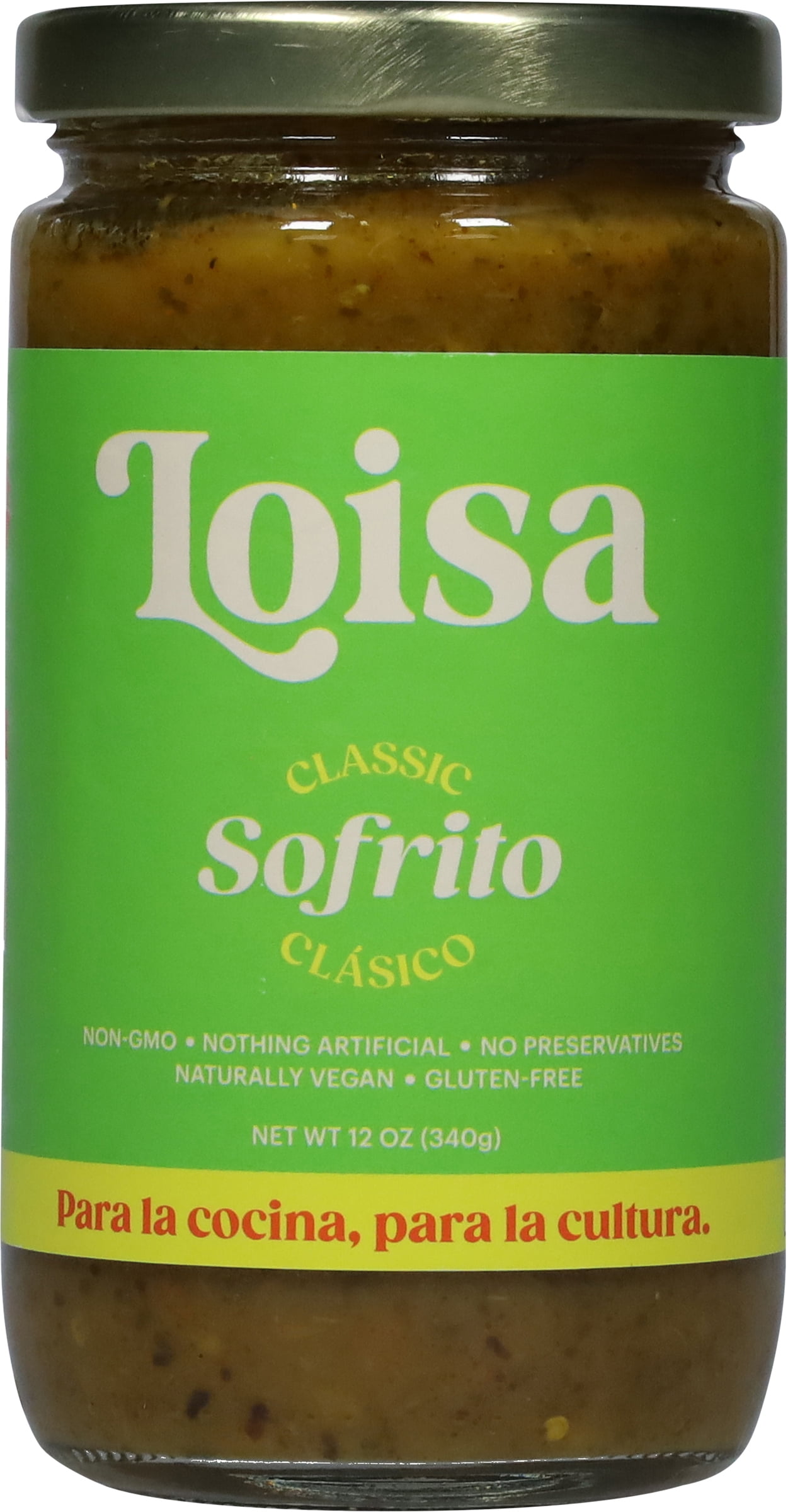 Loisa Vegan Sofrito Cooking Sauce, Pure Latin Flavor, Non-GMO, No MSG, 12 oz - Walmart.com