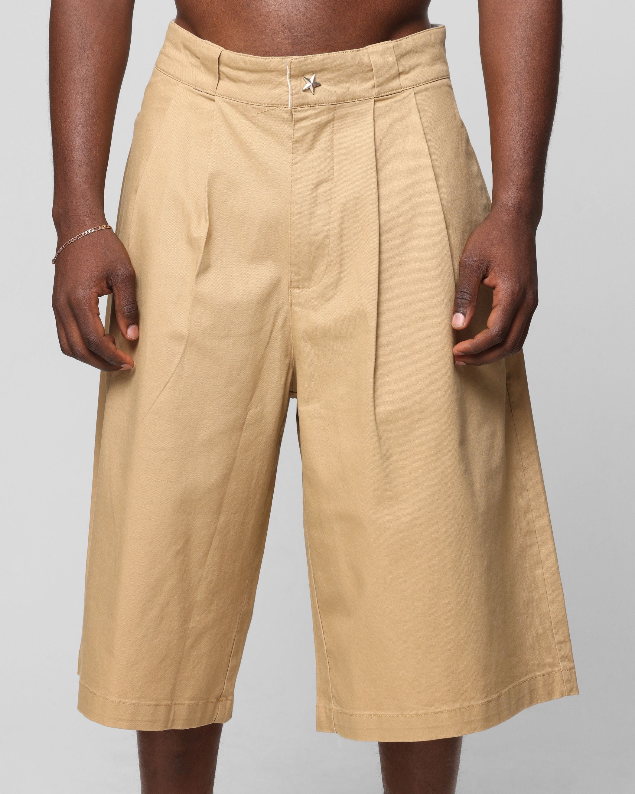 Loiter Wide Leg Chino Shorts - Walmart.com