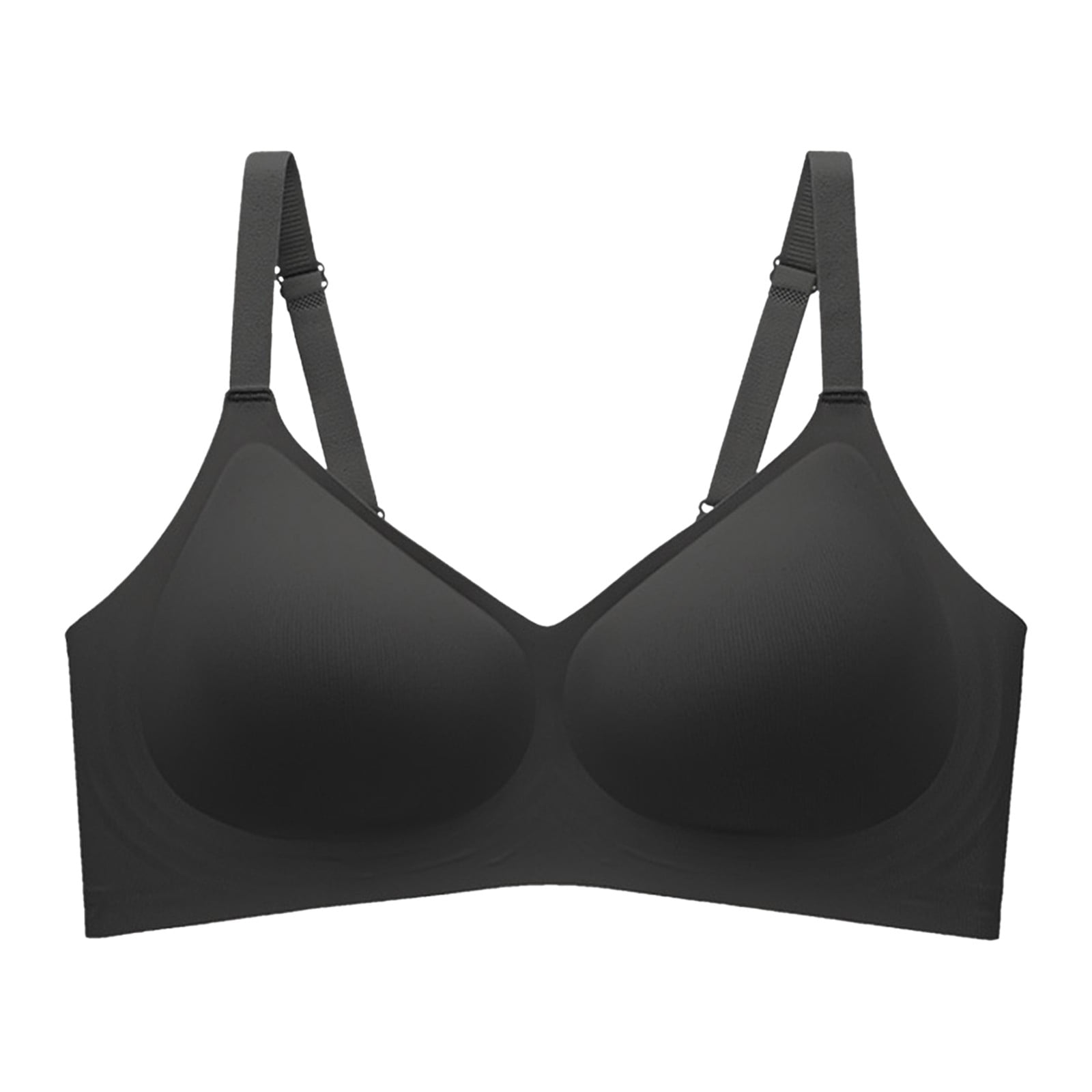 Lojoutye 2025 Comfortable Seamless Full Coverage Compression Bra for ...