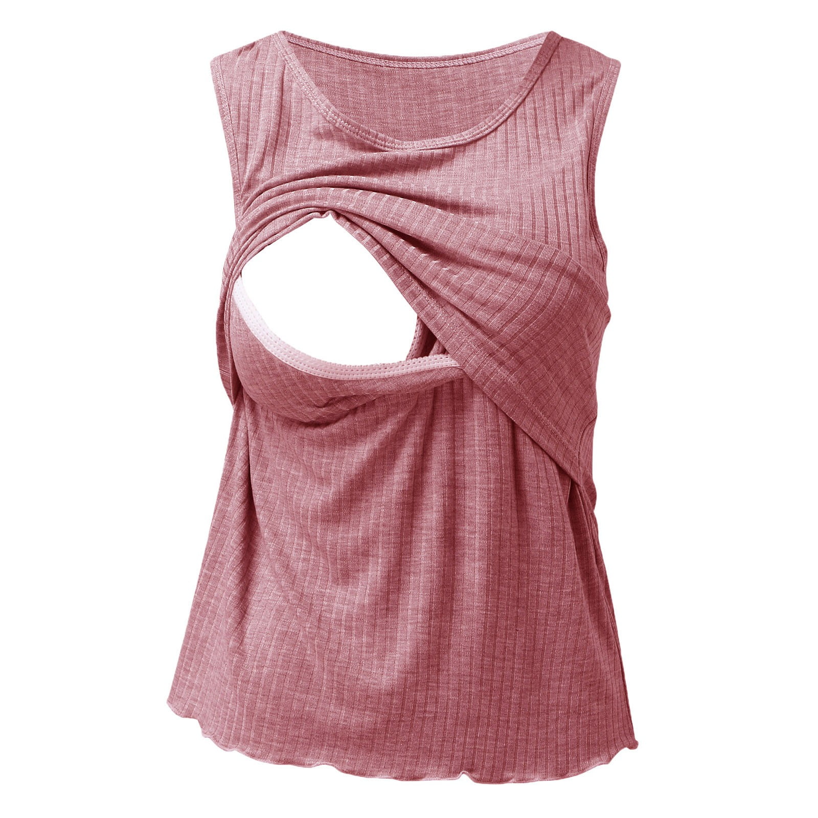 Lojoutye 2025 Womens Maternity Summer Sleeveless Maternity V Neck ...