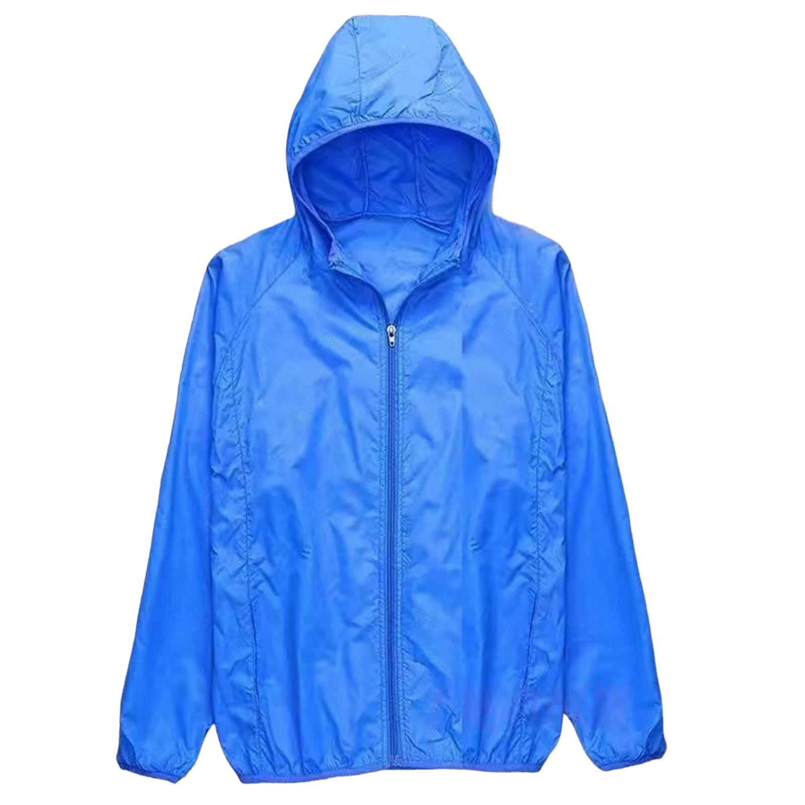 Lokdsa Clearance Coat for Men Male Solid Color Hooded Sun Clothing ...