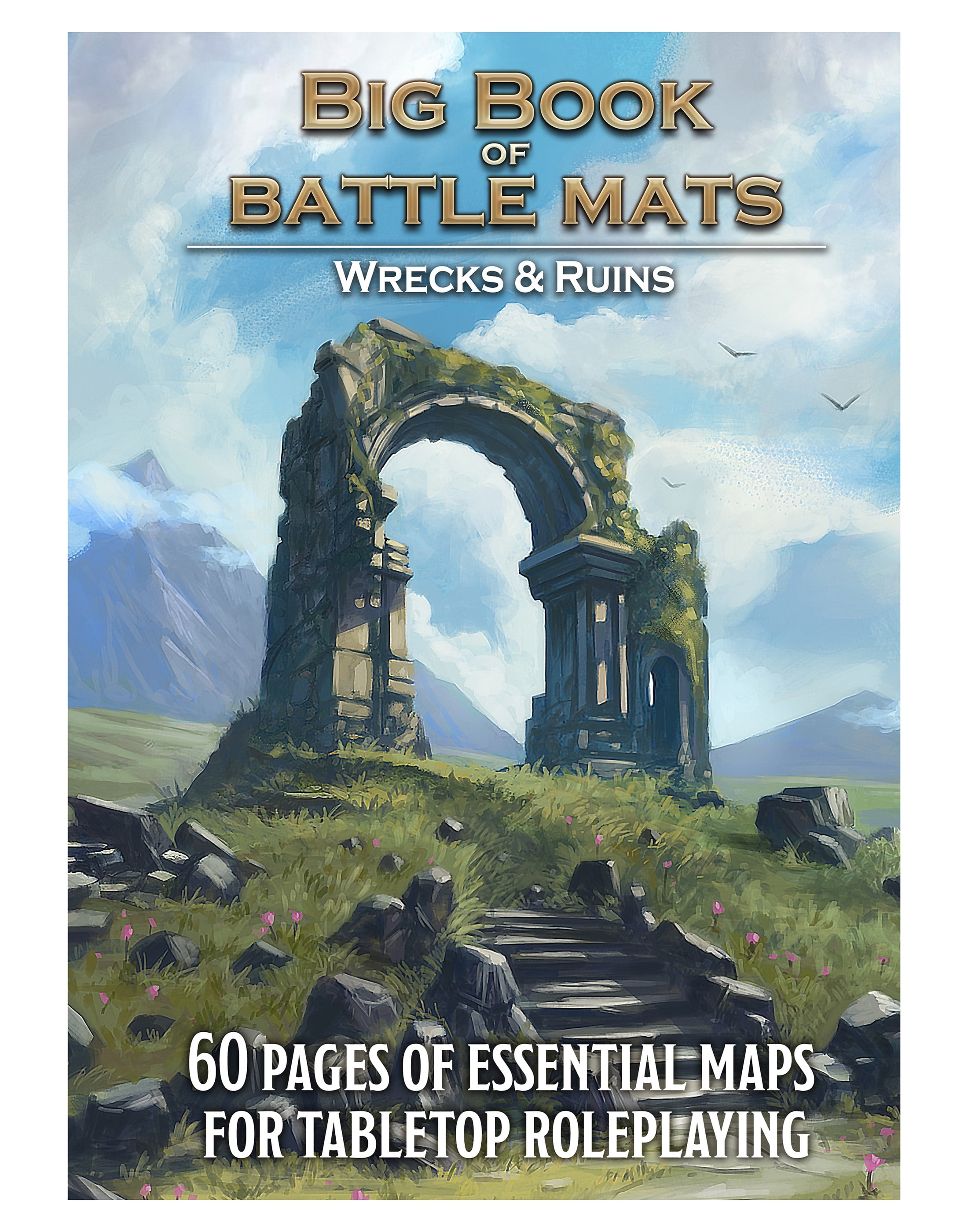 Loke Big Book of Battle Mats - Wrecks & Ruins New - Walmart.com