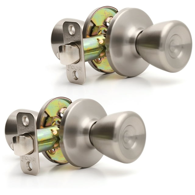 Lokhaus Passage Tulip Doorknob Satin Nickel 1 Twin Pack (2 Pieces ...