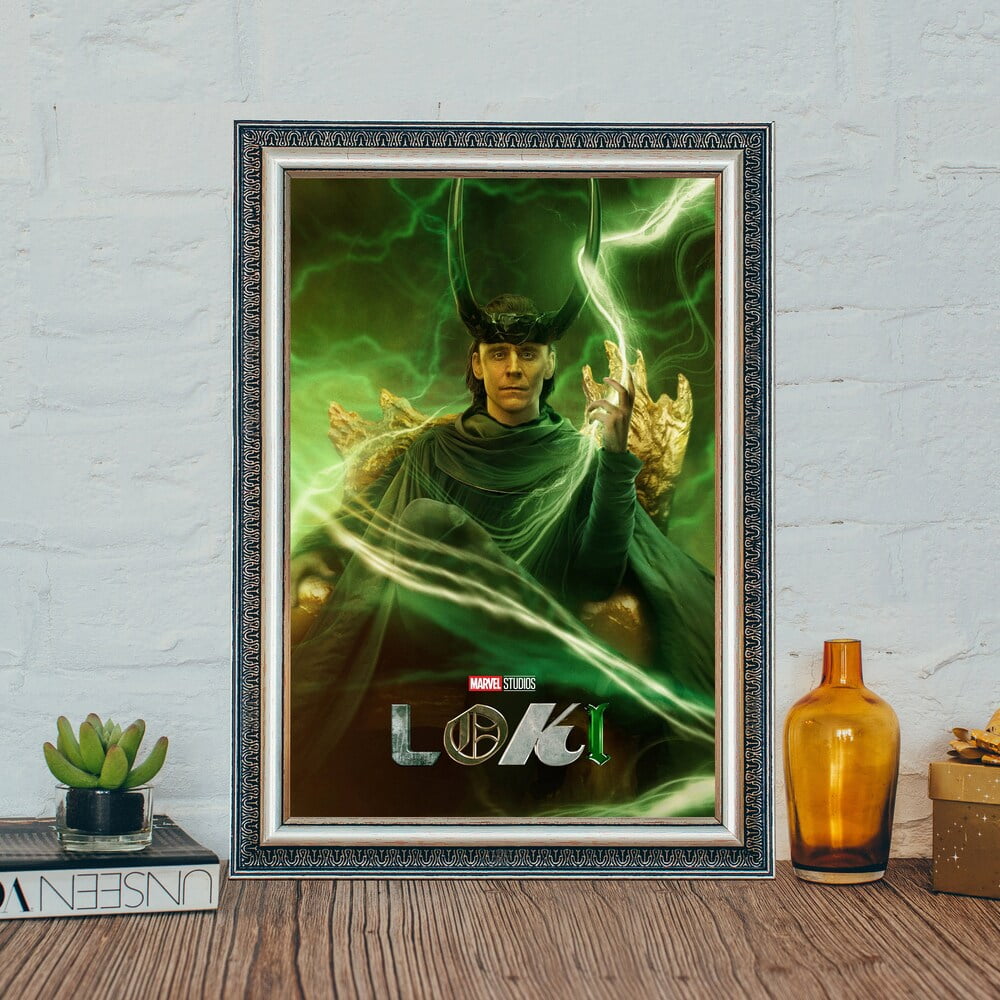 Loki 2 Movie Poster, Loki Classic Movie Poster, Tom Hiddleston Vintage ...