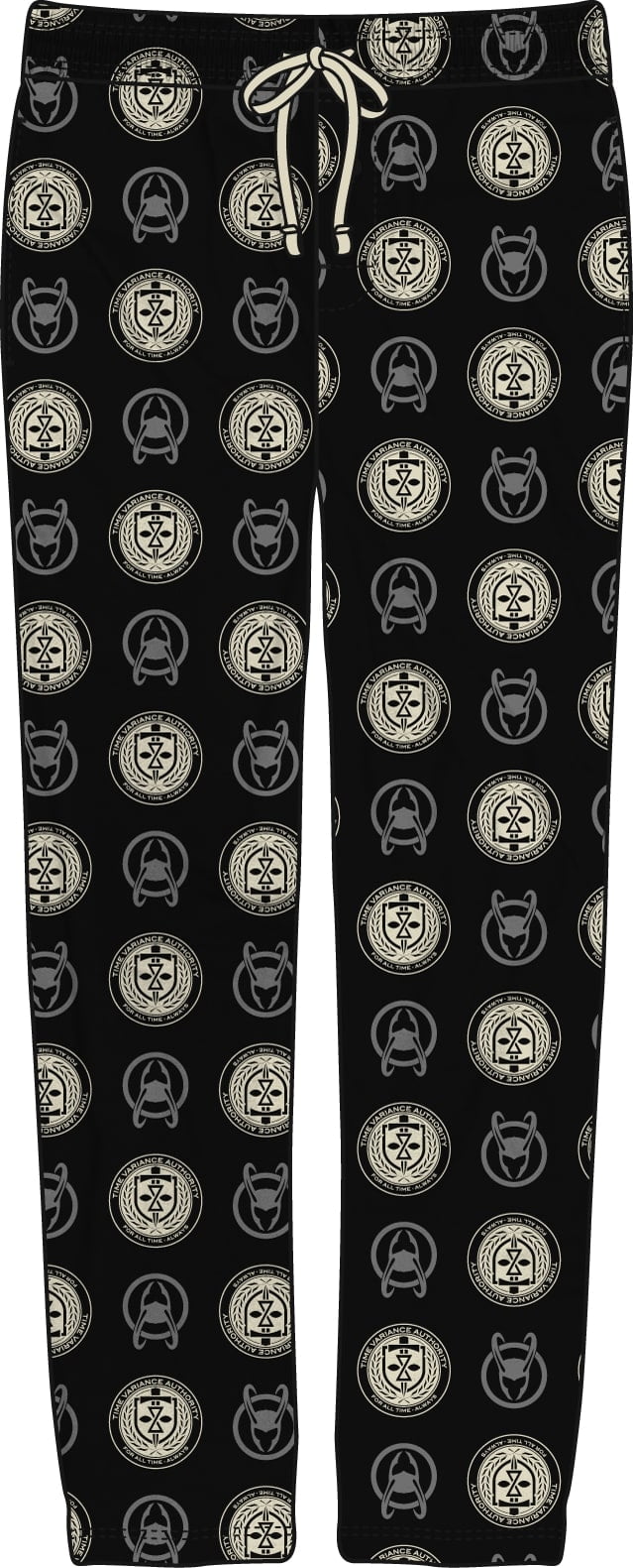 Loki Marvel Comics Movie Mens Black All Over Print Sleep Pajama Pants-M ...