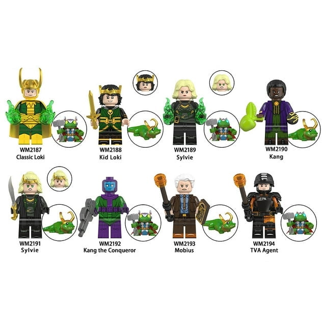 Loki Season 2 Block Figures Set Detailed Figures Made From ...