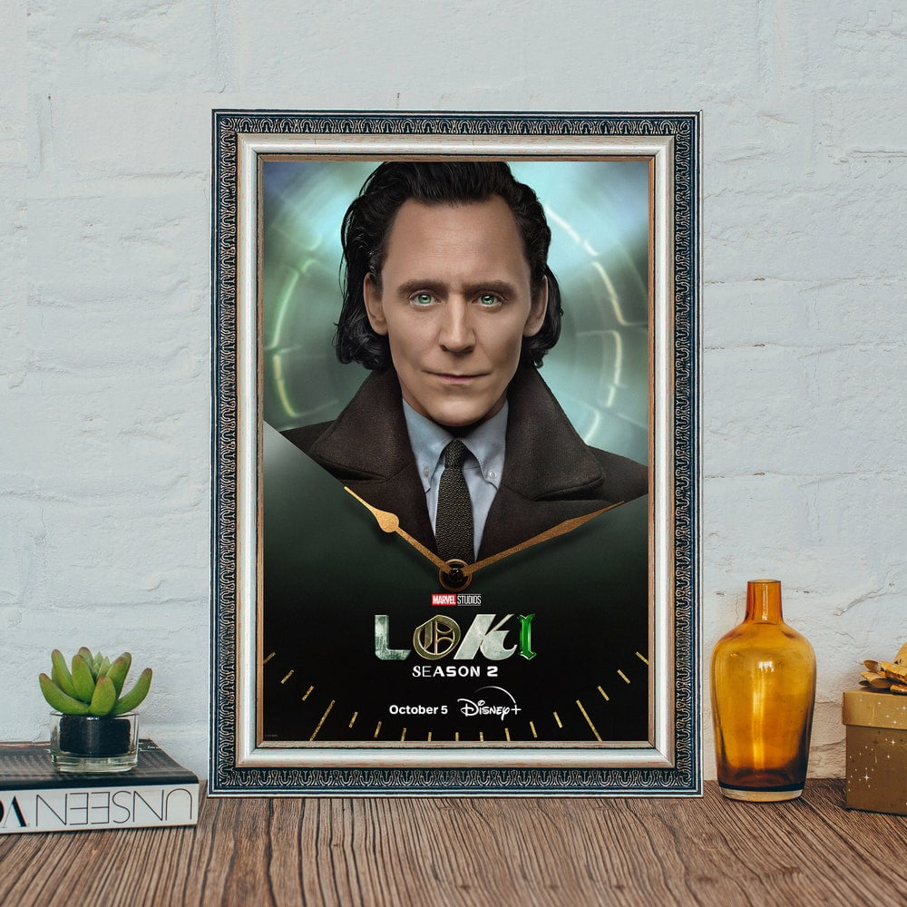 Loki Season 2 Movie Poster, Tom Hiddleston Classic Vintage Film Poster ...