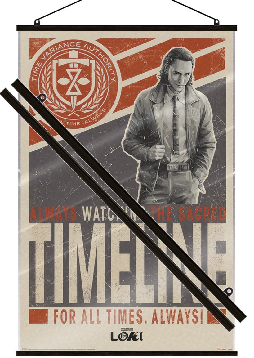 Loki - TV Show Poster (TIMELINE) (Size: 24" x 36") (Laminated Poster ...