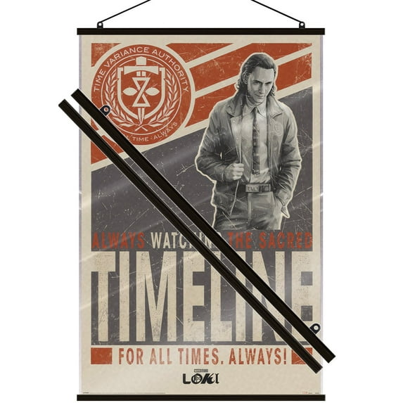 Loki - TV Show Poster (TIMELINE) (Size: 24" x 36") (Laminated Poster ...