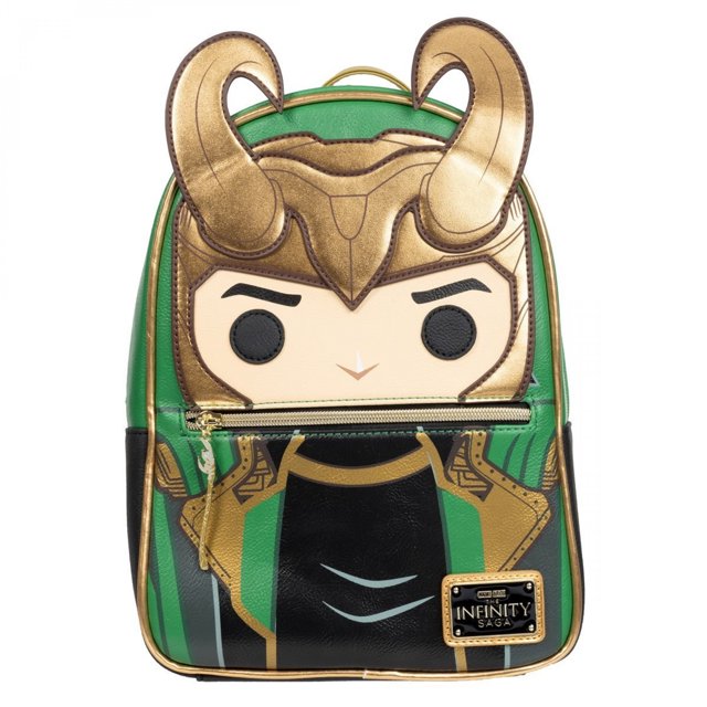 Loungefly Avengers Loki with Scepter Pop Mini-Backpack - Entertainment ...
