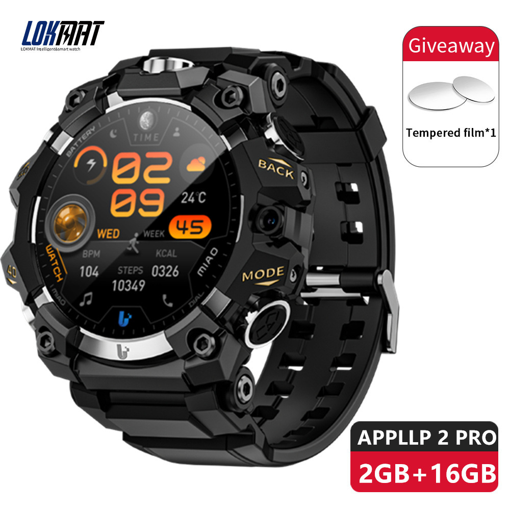 Lokmat 1.508 inch AMOLED 4G smart watch Call Independent Android system ...