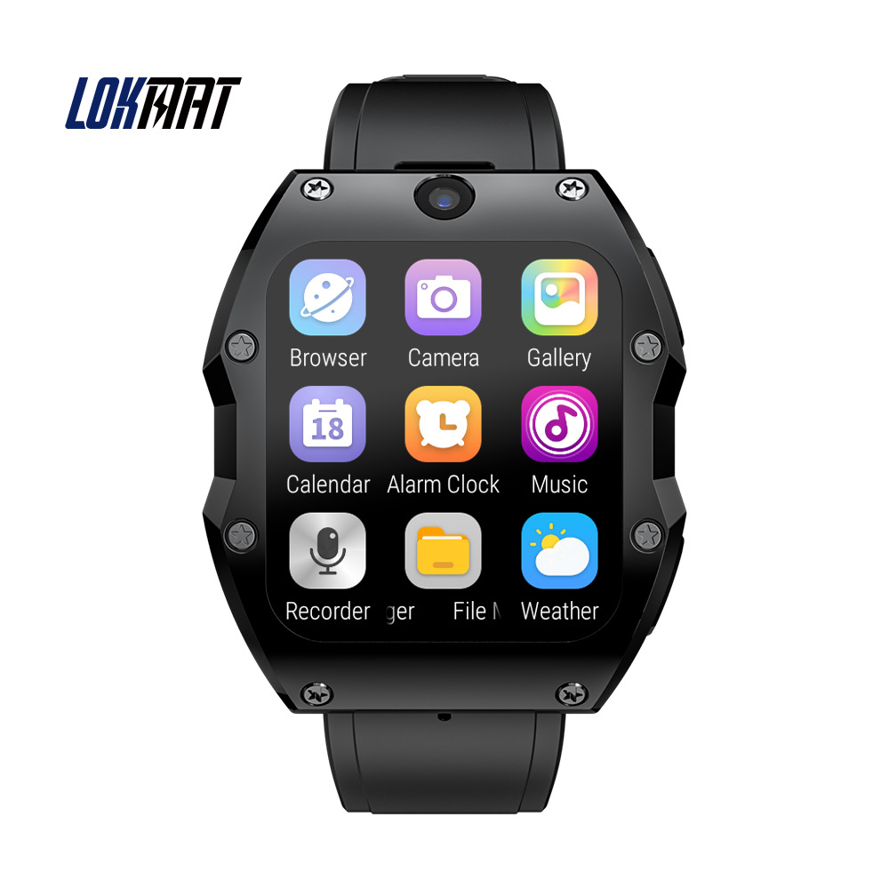 Lokmat applp 3 Max card 4G call smart watch Android 2.0 inch screen ...