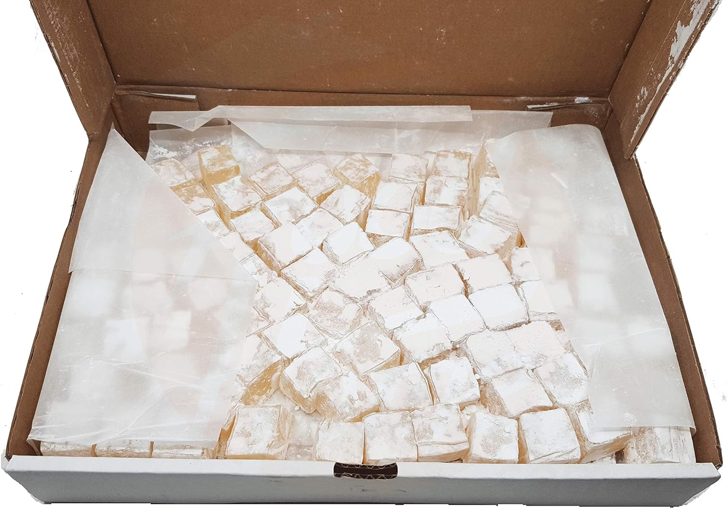 Lokoum rose turkish soft candy in bulk 10-lb. box - Walmart.com