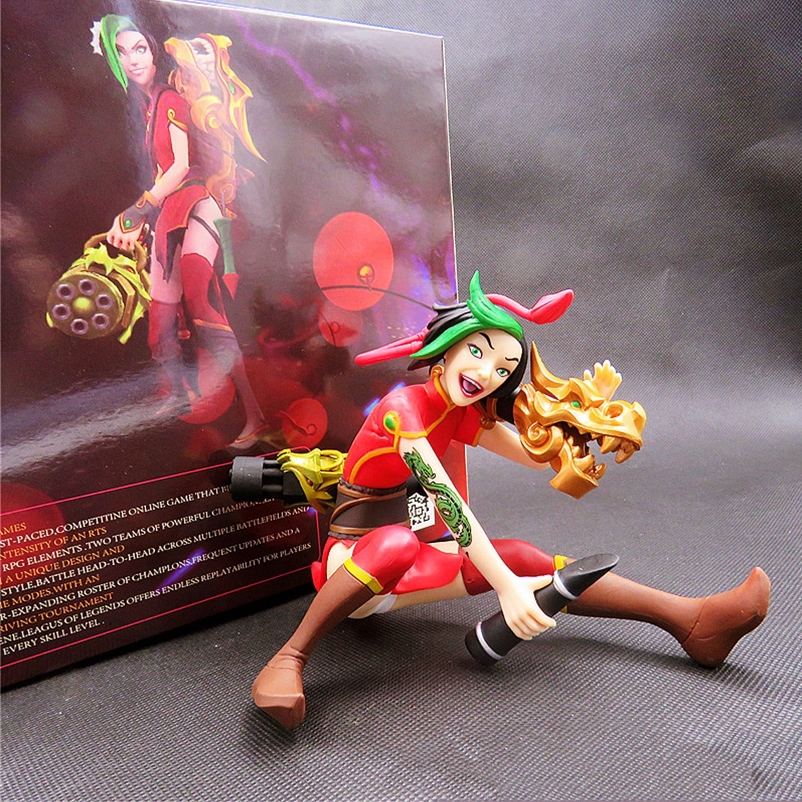 Lol Game Hero Statue 5.5" Tabletop Bookcase Display A Gift for Game ...