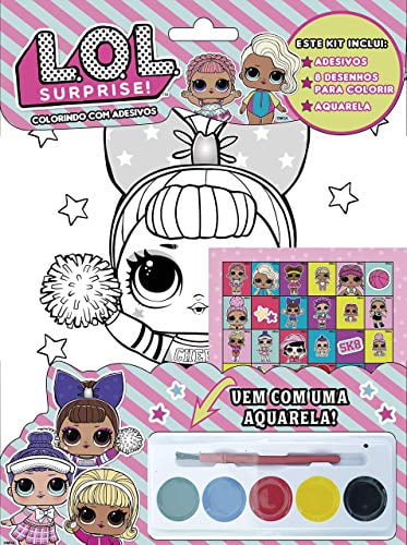 Lol Surprise! - Colorindo Com Adesivos - Vol. 03 - Walmart.com