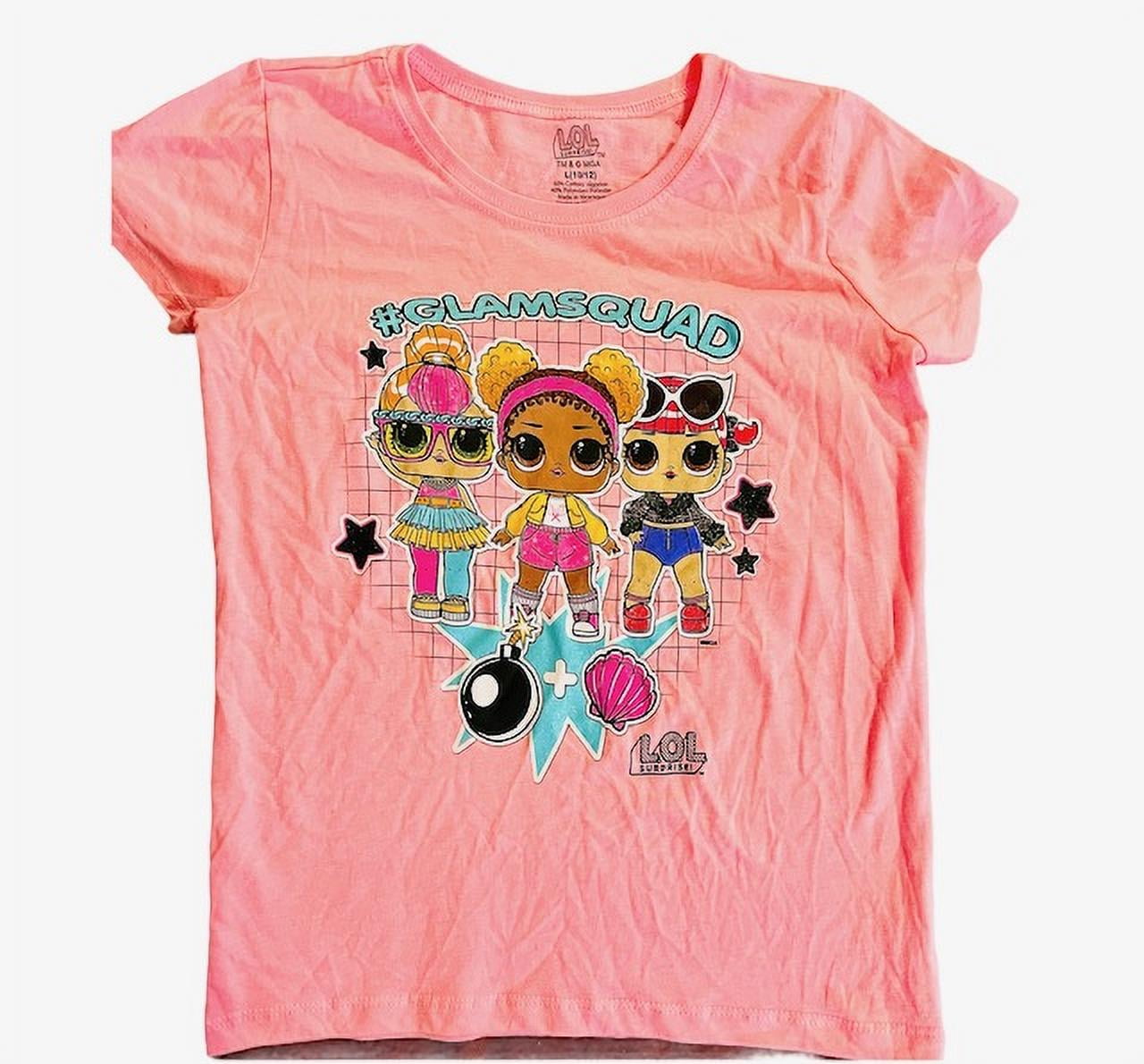Lol Surprise Girls' 4-12 "Glam Squad" Short Sleeve Tee - Walmart.com