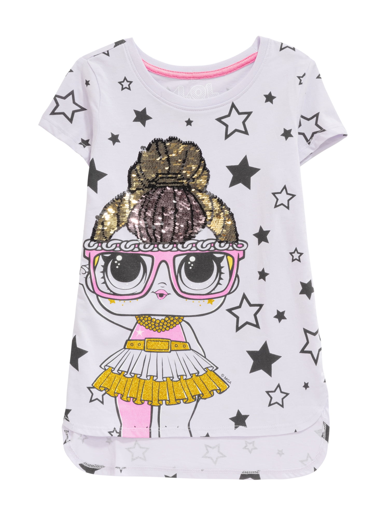 Lol Surprise Girls 4-16 Short Sleeve Tee - Walmart.com