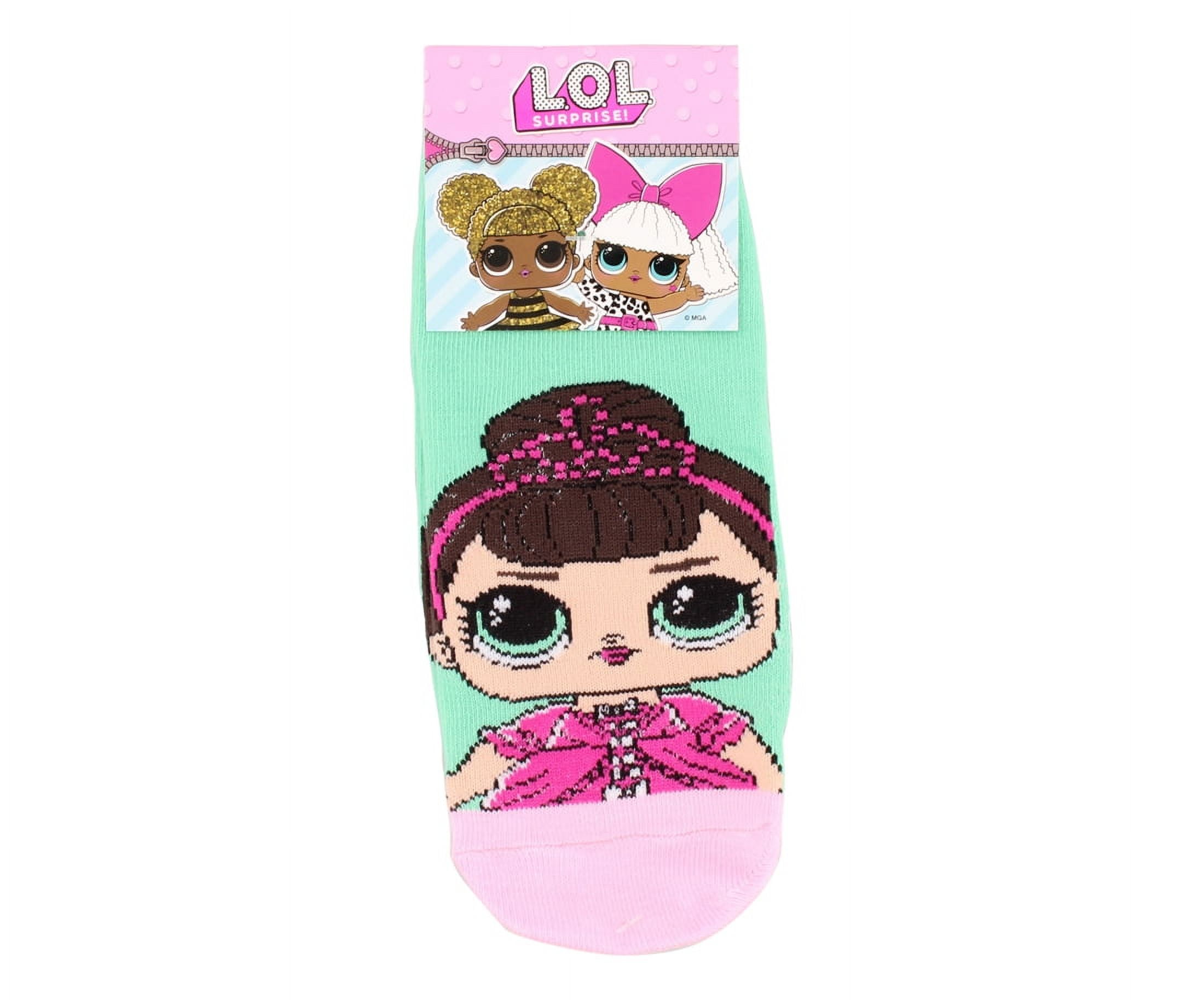 Lol Surprise Lets Be Friends Princess Girls Socks Size 6/8.5, Color: Multi-Color - Walmart.com