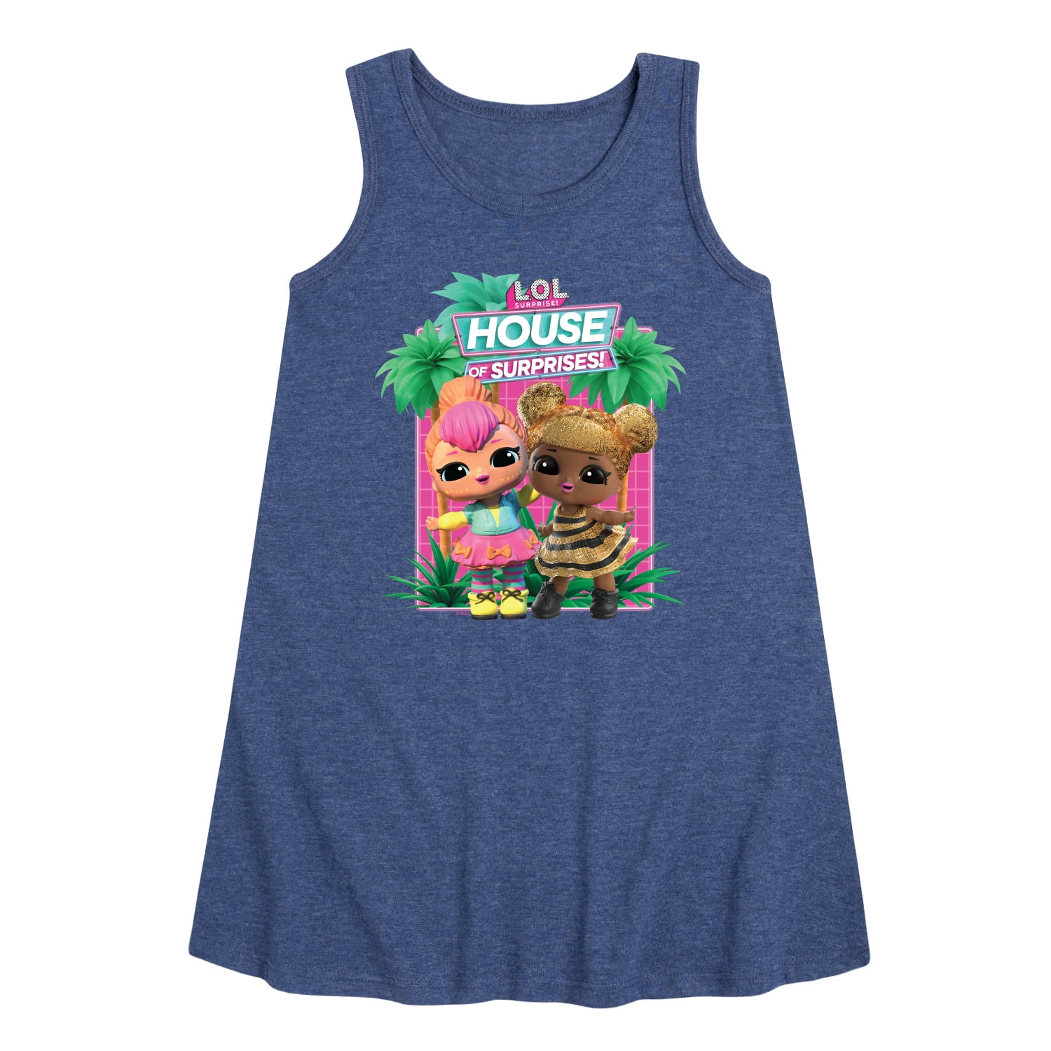 Lol Surprise! - Lol Hos Palm Trees - Toddler & Youth Girls A-line Dress ...