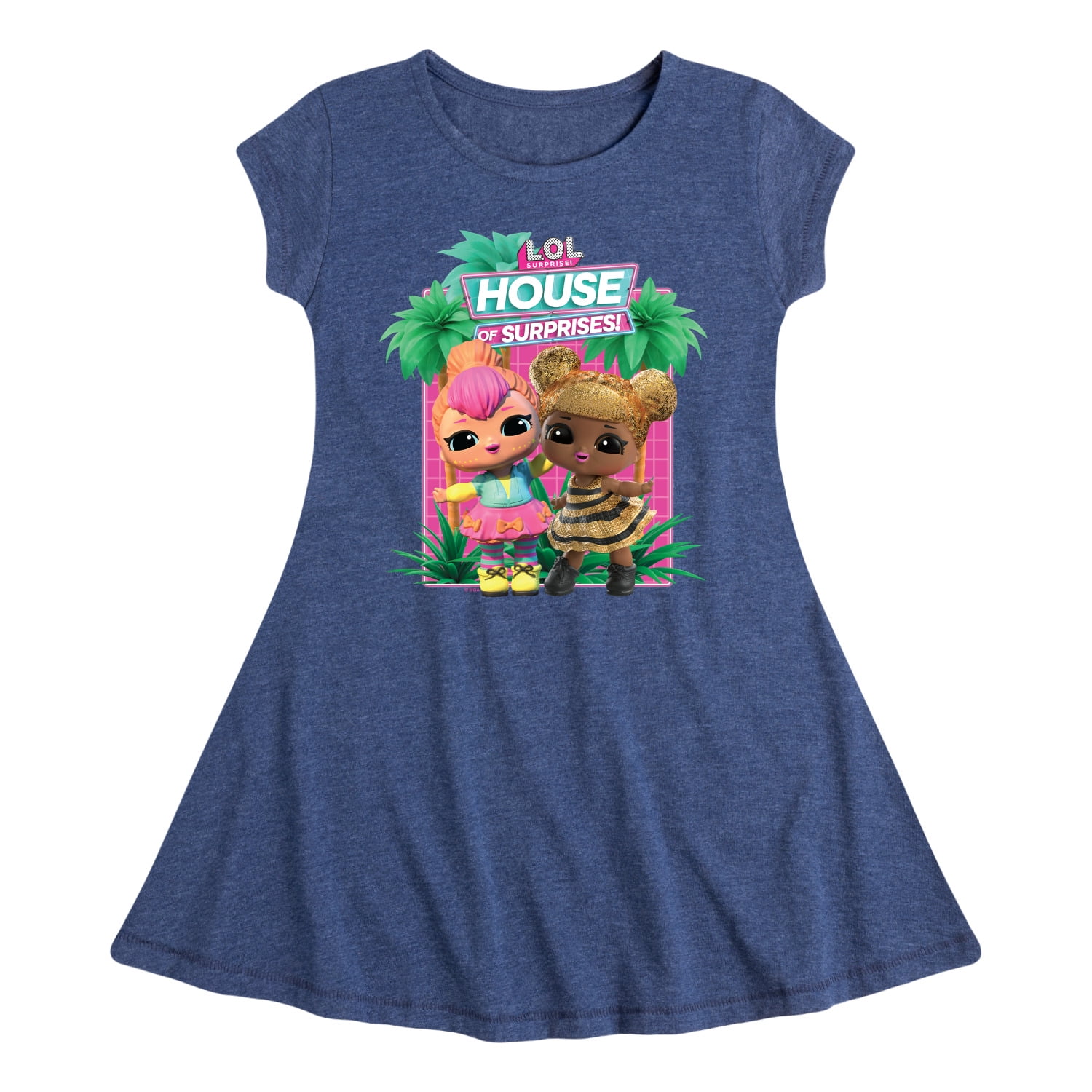 Lol Surprise! - Lol Hos Palm Trees - Toddler & Youth Girls Fit & Flare ...