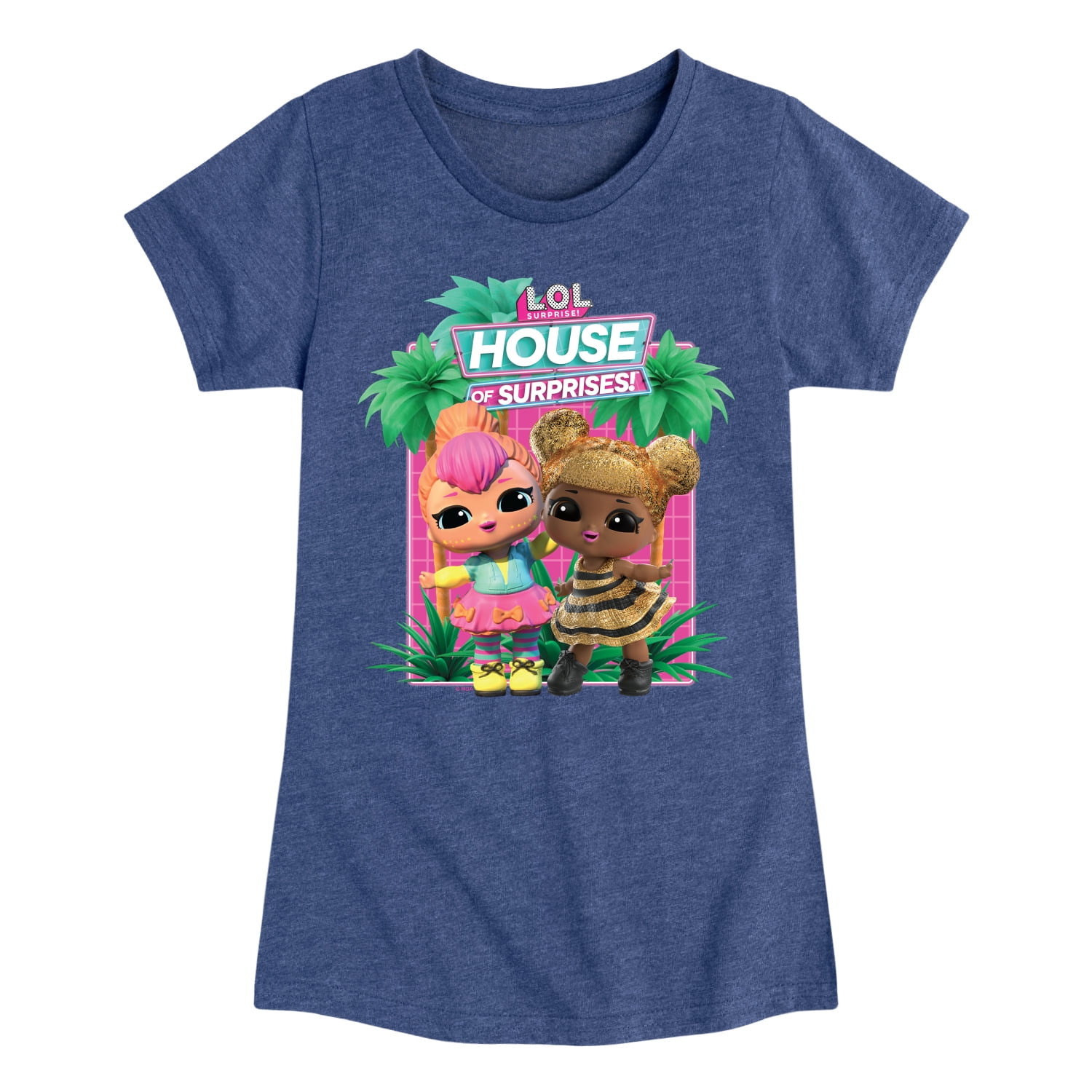 Lol Surprise! - Lol Hos Palm Trees - Toddler & Youth Girls Short Sleeve ...