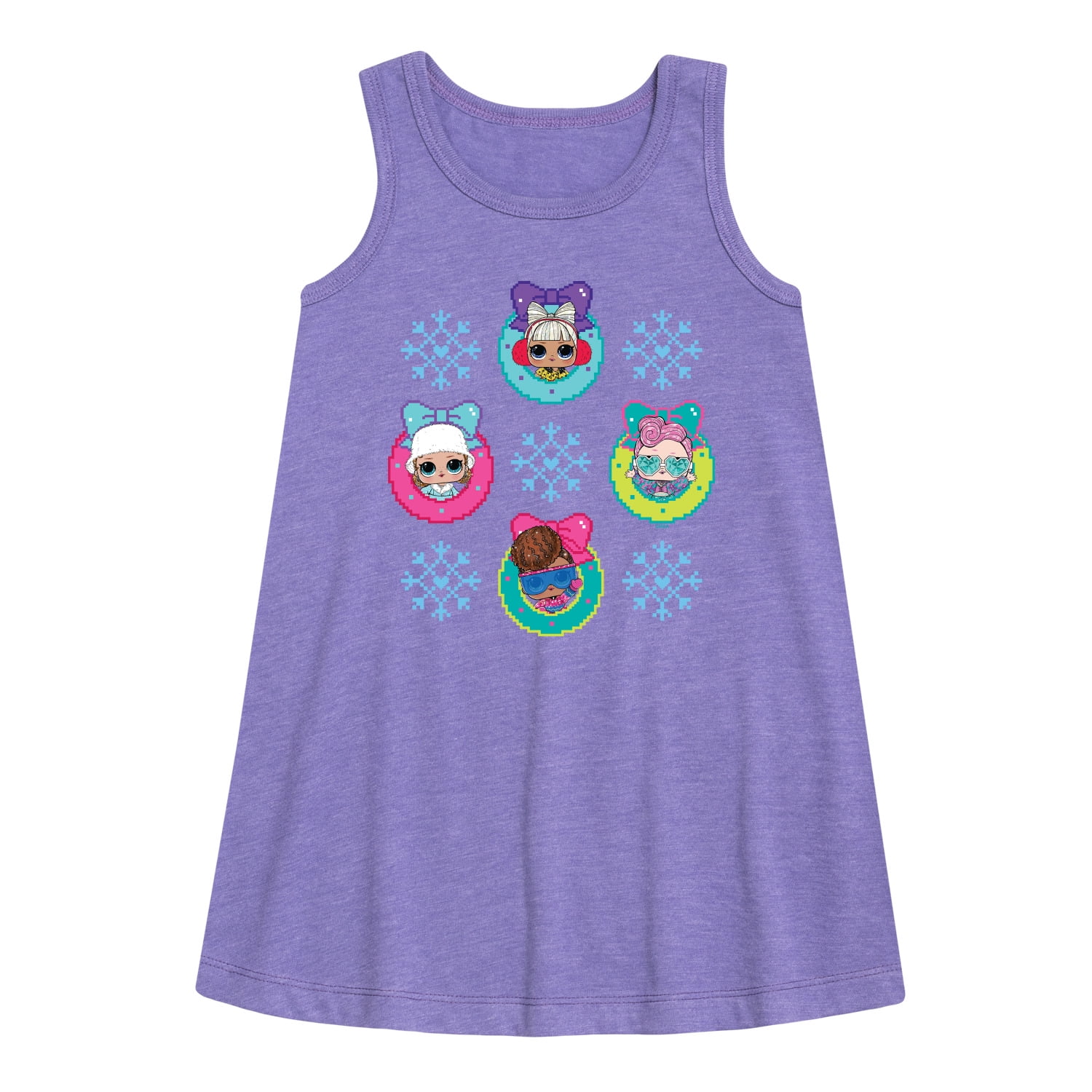 Lol Surprise! - Snowflake Wreath - Toddler & Youth Girls A-line Dress ...