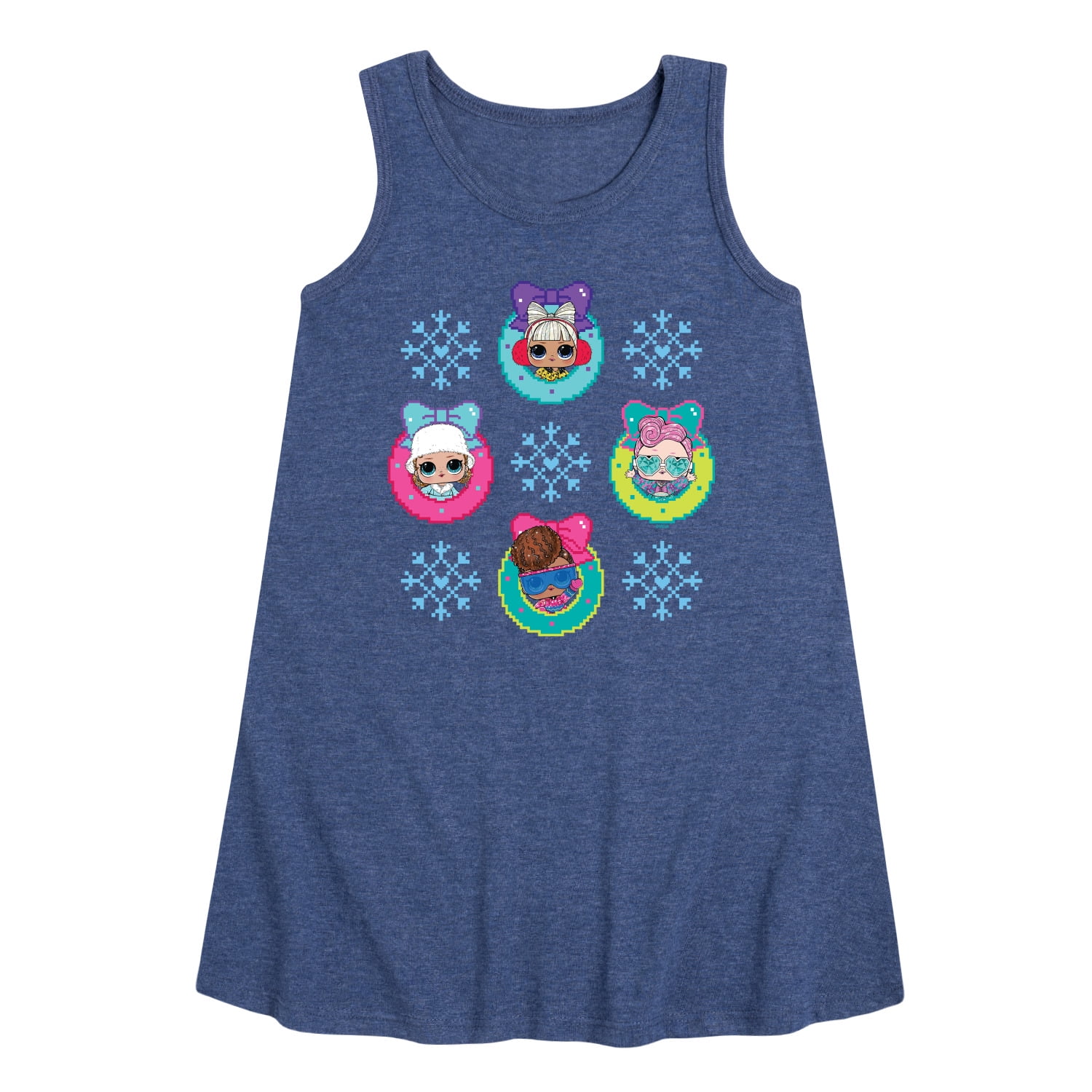 Lol Surprise! - Snowflake Wreath - Toddler & Youth Girls A-line Dress ...