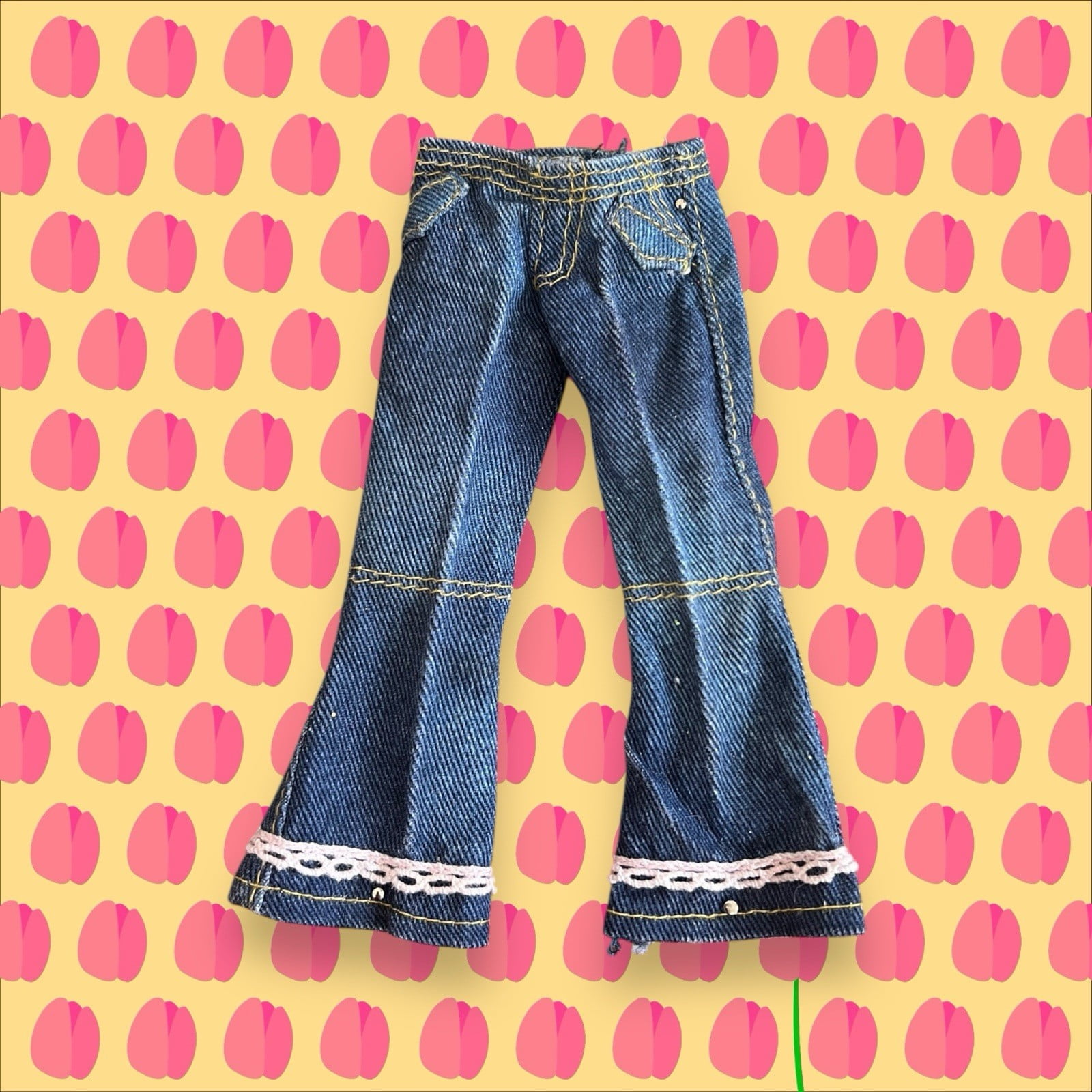 Lol Surprise doll OMG Bartz 1998 Happenin' Hair Jeans Bell Leg AGS 51 ...