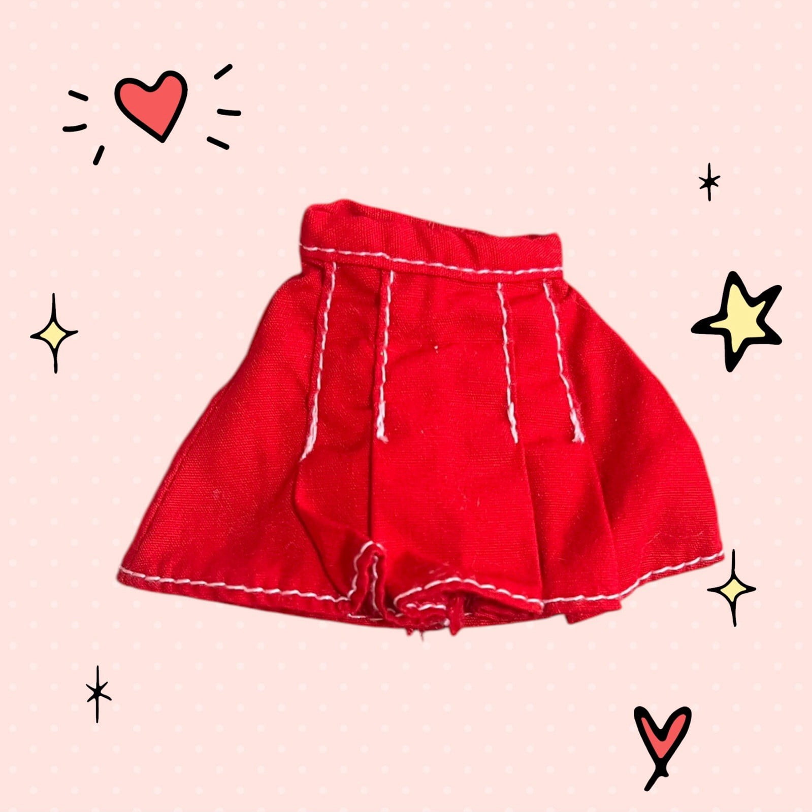 Lol Surprise doll OMG Bartz Doll Genuine Clothing Red Skirt - Walmart.com