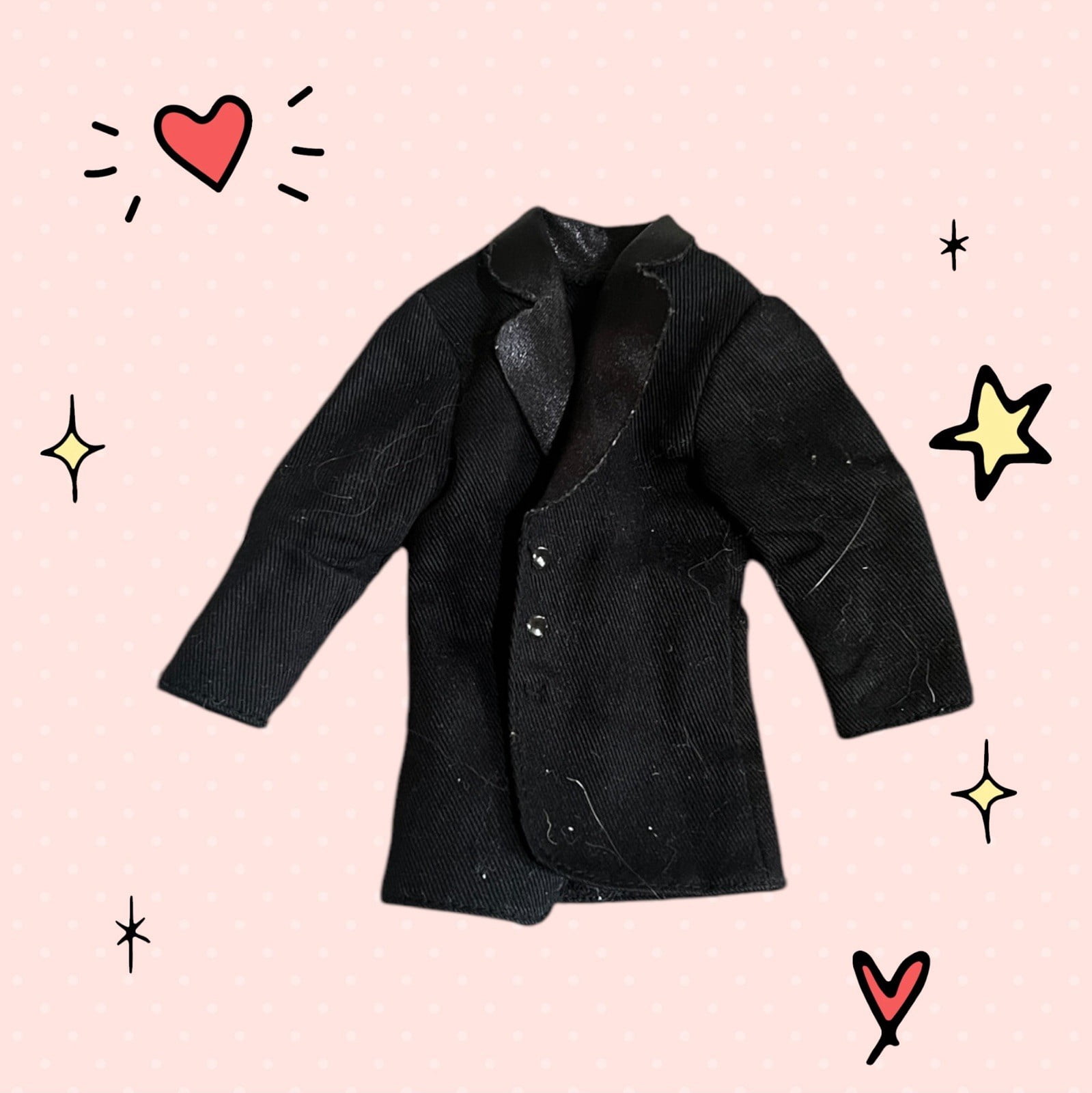 Lol Surprise doll OMG Bartz KEN SUIT JACKET BLACK FORMAL WEDDING GROOM ...
