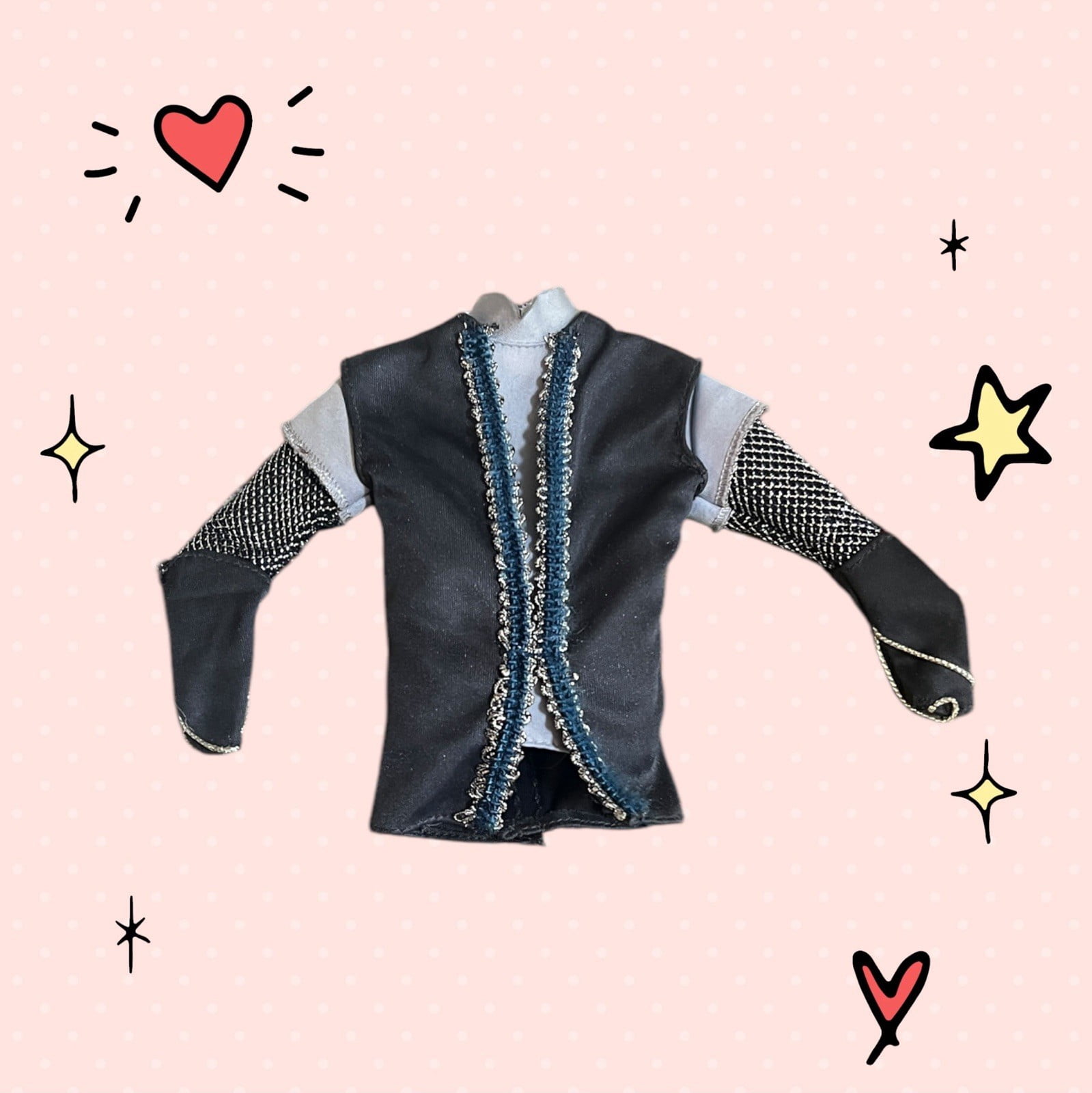 Lol Surprise doll OMG Bartz The Magic of Pegasus Aidan Ken Top Jacket ...