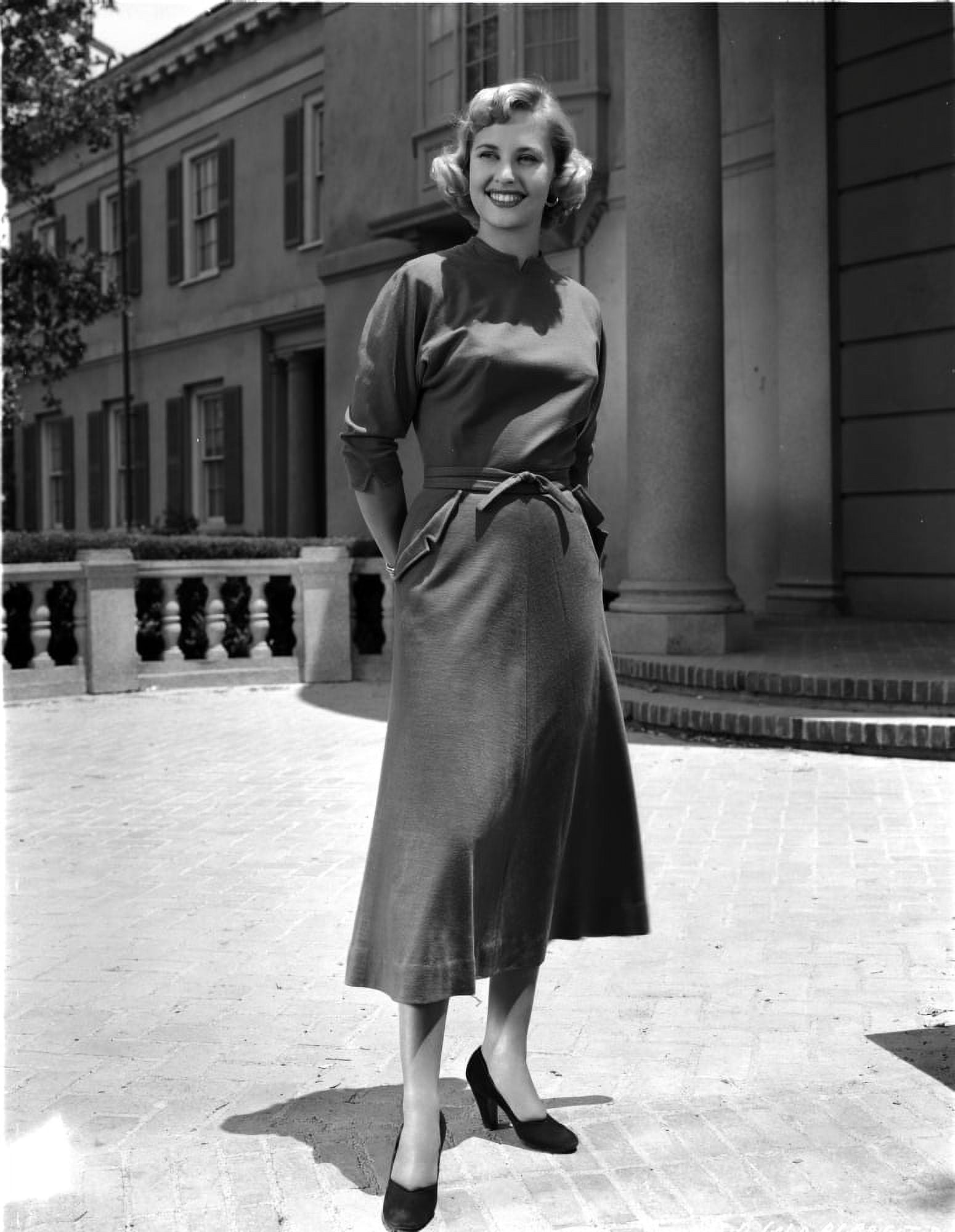 Lola Albright smiling and standing in a Dress Photo Print (24 x 30 ...