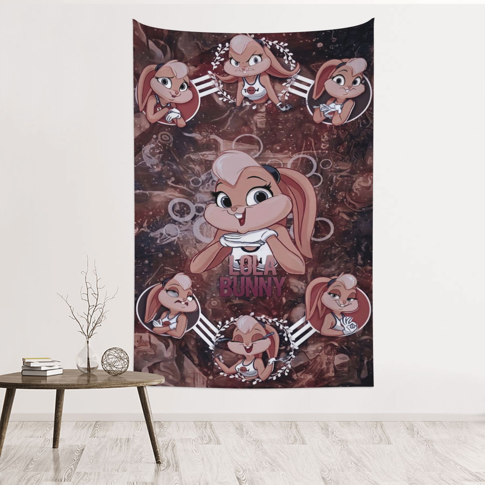 Lola Bunny Tapestry for Men, Boys Bedroom Living Room Dorm Wall Decor ...