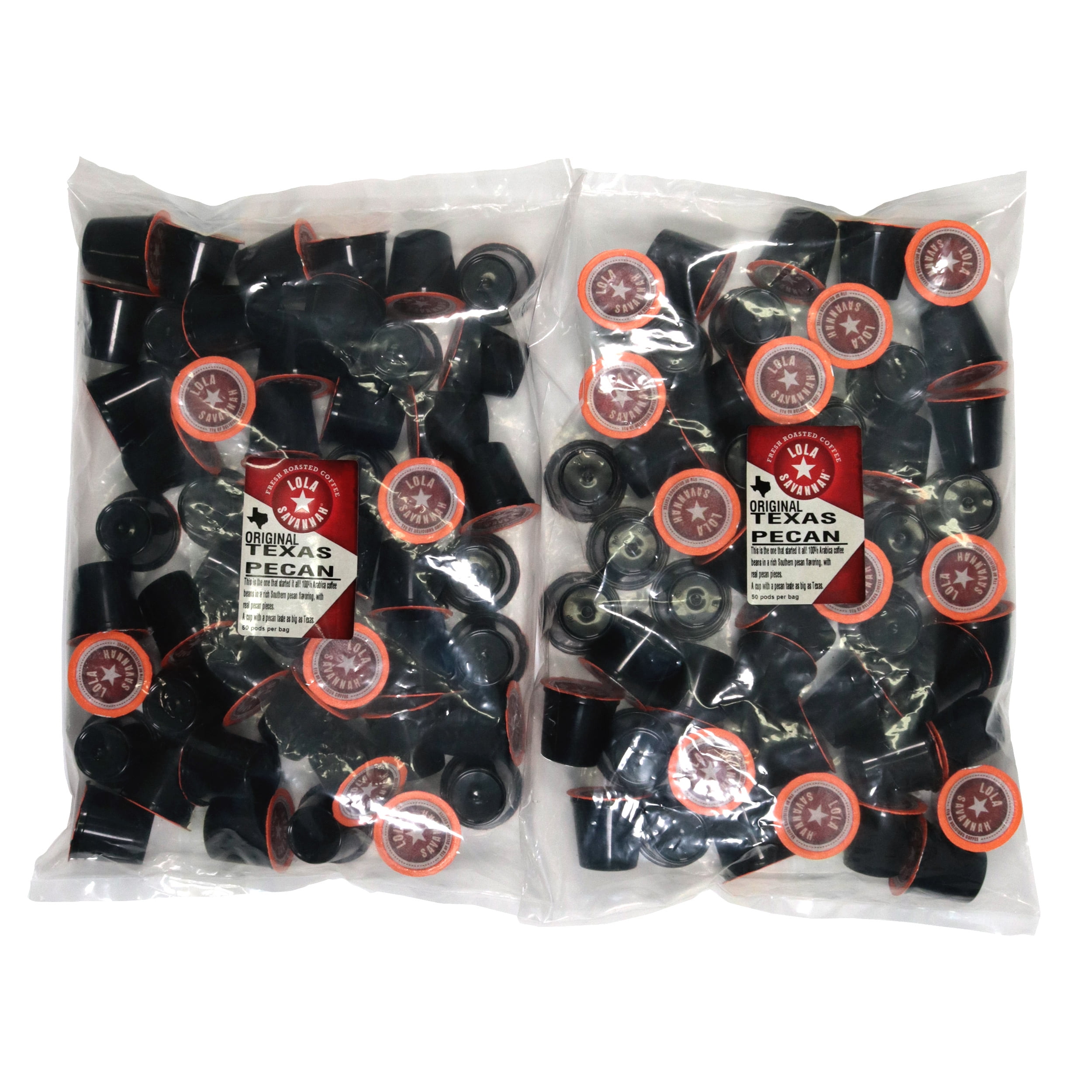 Lola Savannah Texas Pecan Coffee Pods - Caffeinated 100 Count - Walmart.com