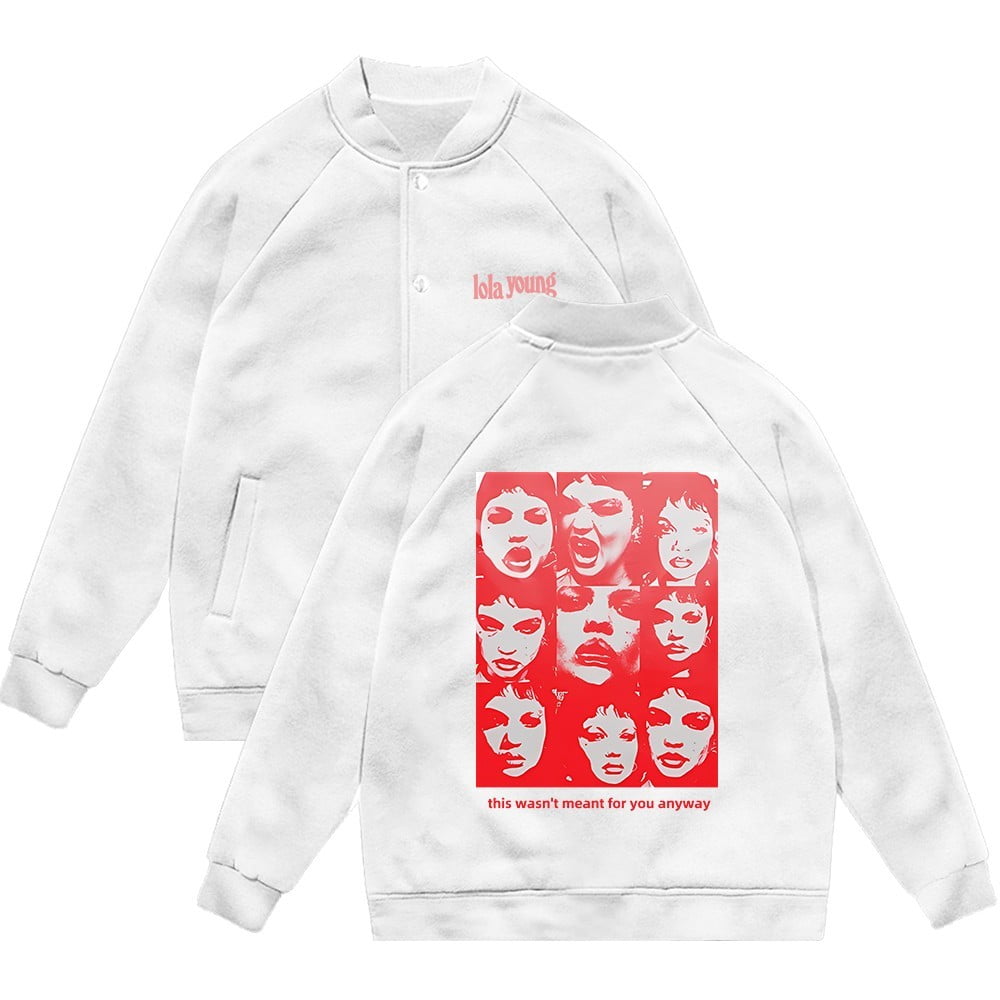 Lola Young 2025 Album Tour Merch Jackets, Unisex Varsity Baseball ...