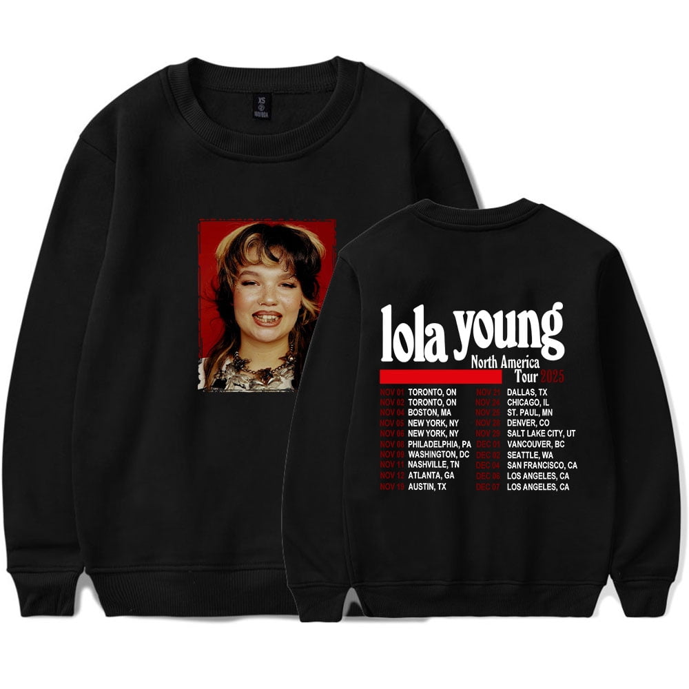 Lola Young North America Tour 2025 Merch Sweatshirt Women Men Casual ...