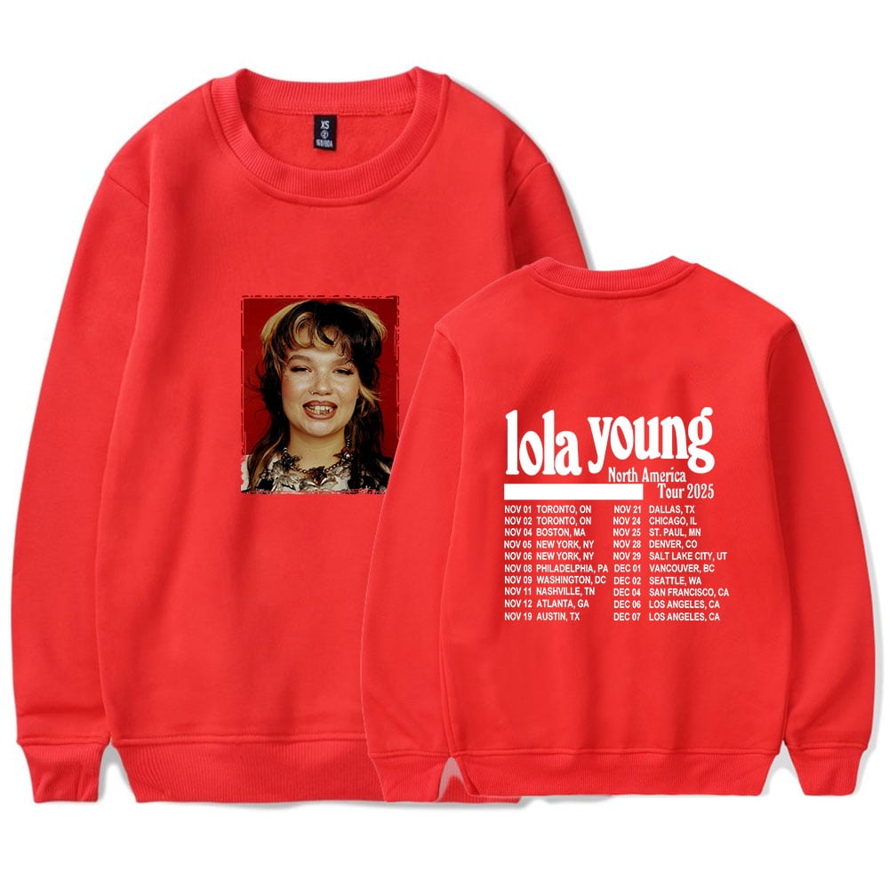 Lola Young North America Tour 2025 Merch Sweatshirt Women Men Casual ...