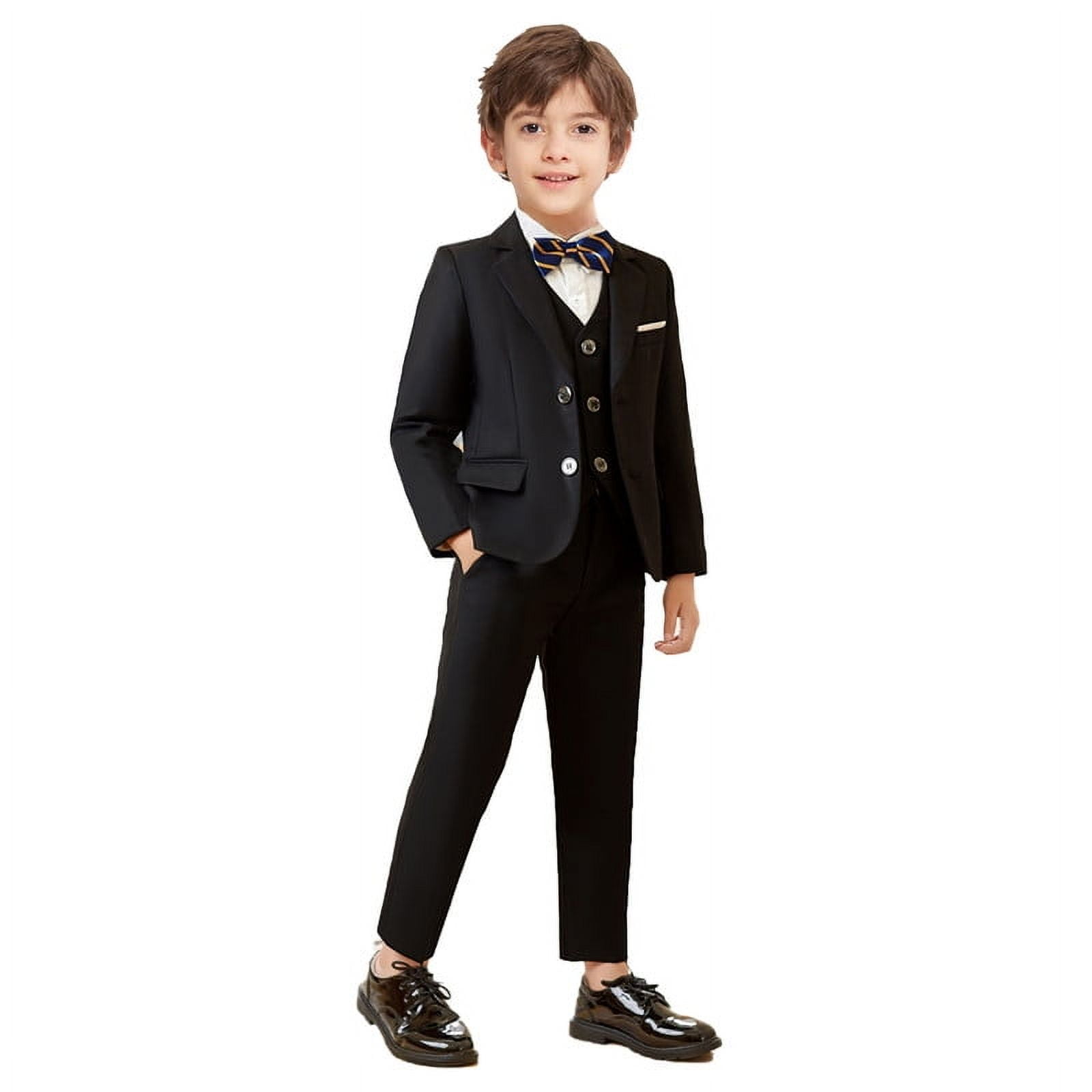 Lolanta Boys Suit 3 Piece Wedding Ring Bearer Outfit Kids Suit Set ...