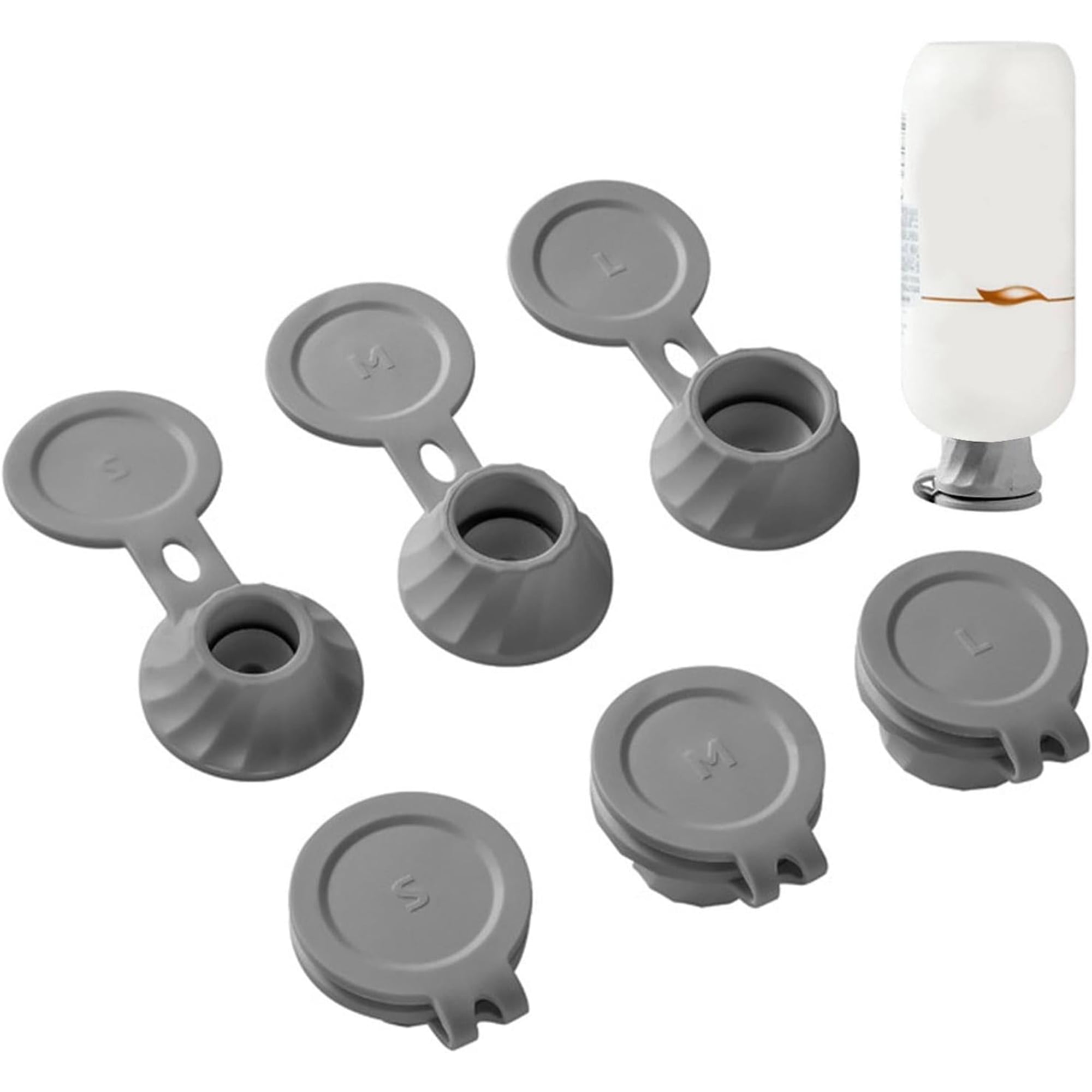 Loliuicca Bottle Emptying Caps Kit, Adapters Transfer Connector ...