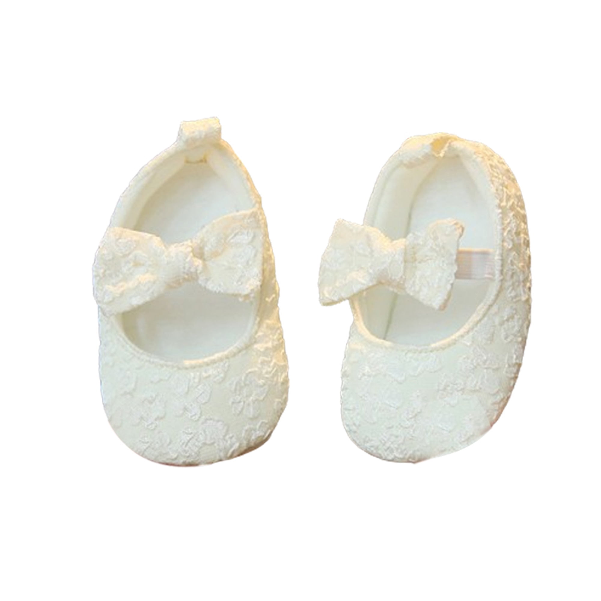 Loliuicca Cute Baby Girls Mary Jane Flats Cute Floral Lace Wedding ...