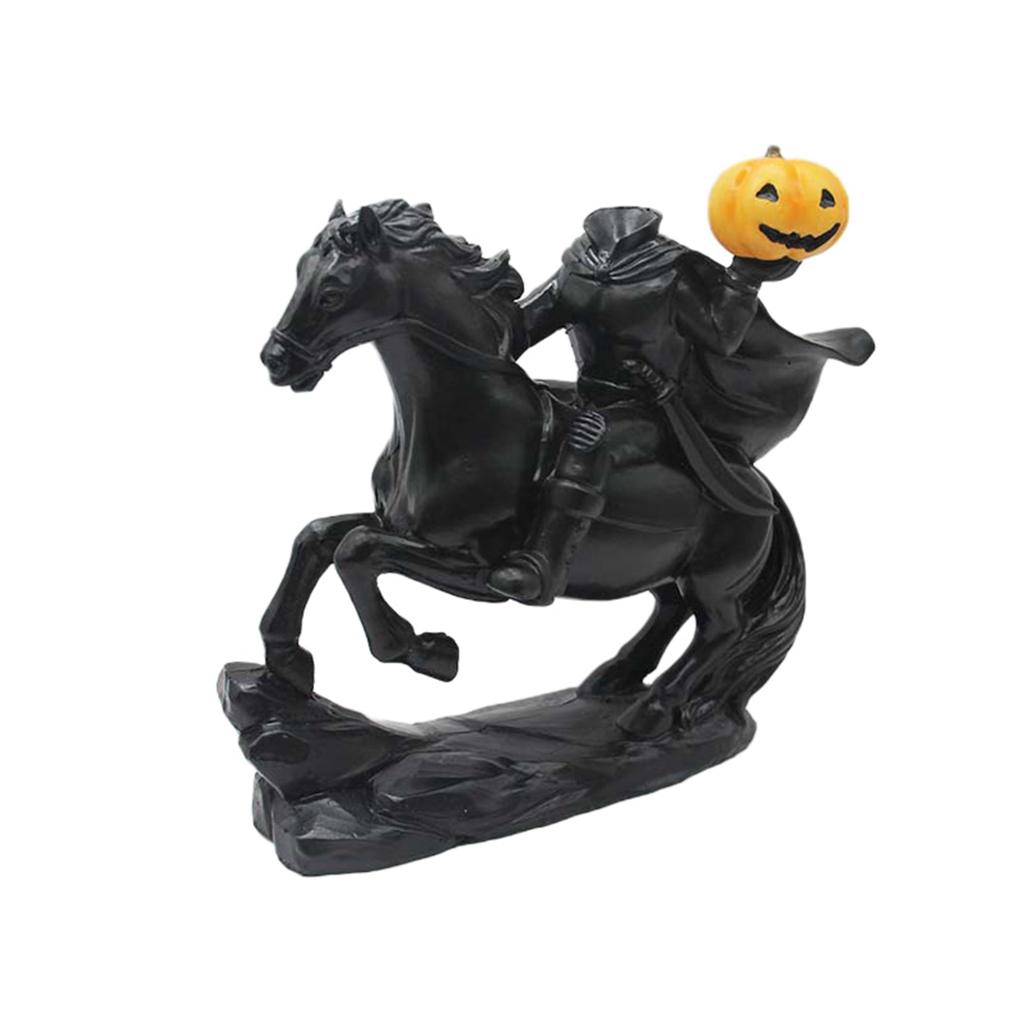 Loliuicca Halloween Decorations Headless Horseman Holding a Pumpkin ...