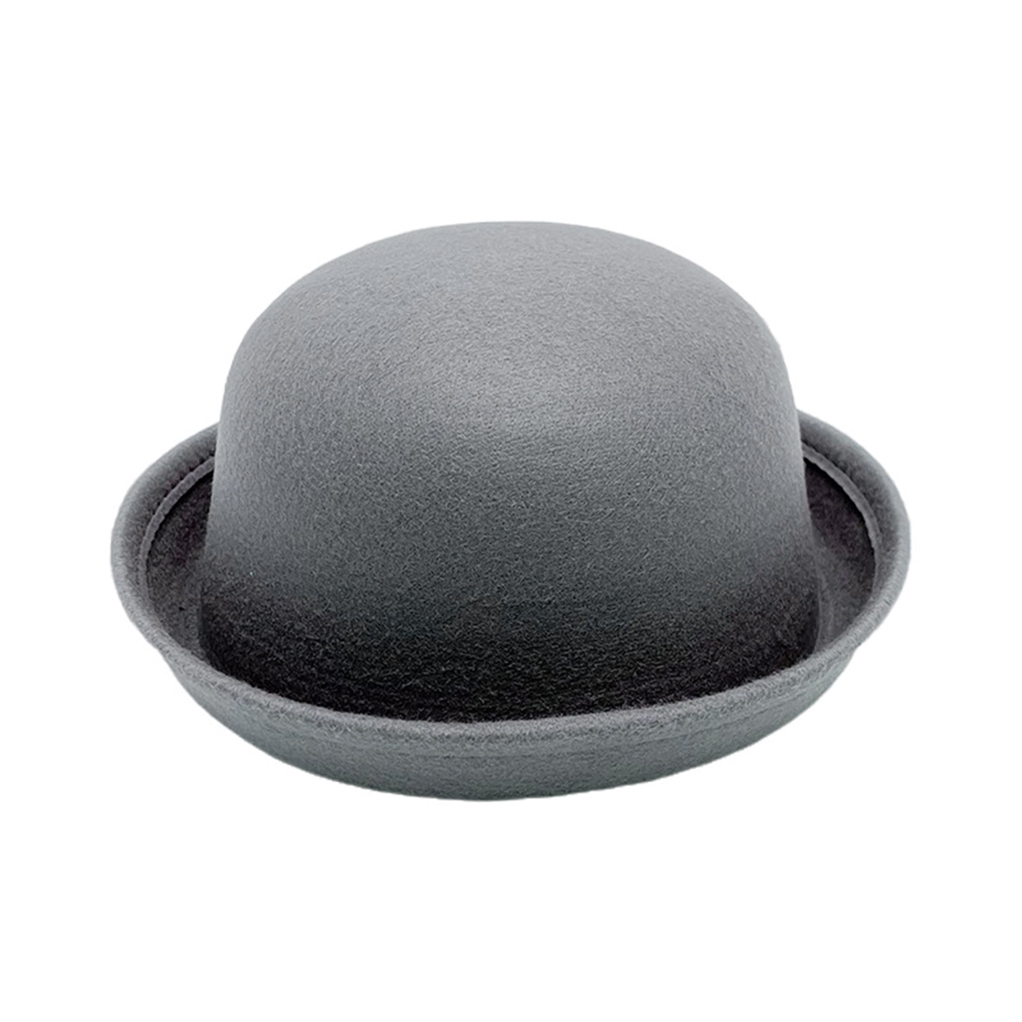 Loliuicca Men Women Bowler Fedora Hat Party Hats Rolled Church Derby ...